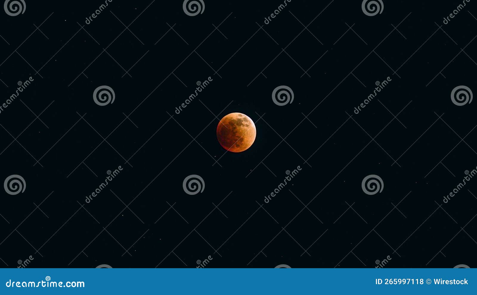 Beautiful Shot of the Lunar Eclipse in the Dark Night Sky Stock Photo ...