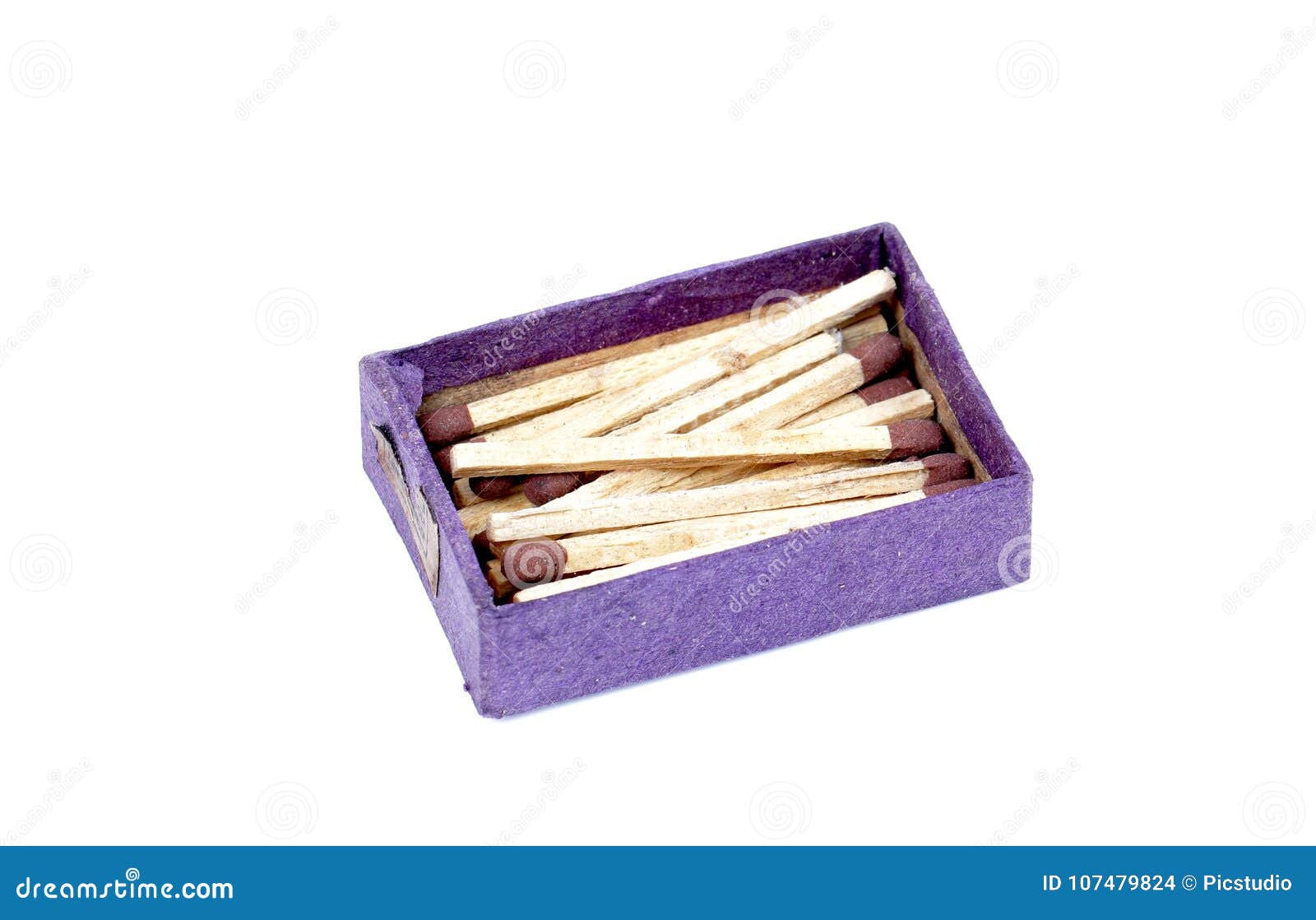 Matchstick box stock photo. Image of matchstick, white - 107479824