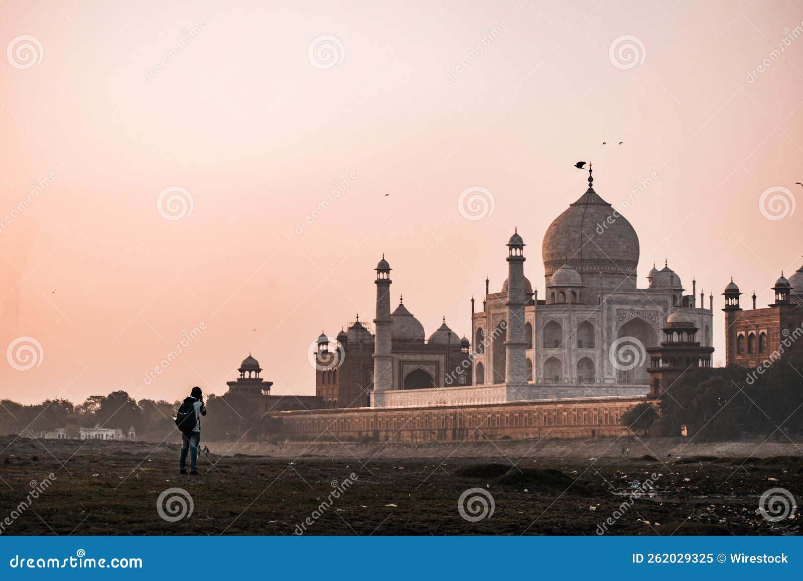Beautiful Shot of Mehtab Bagh Agra India! Stock Image - Image of ...