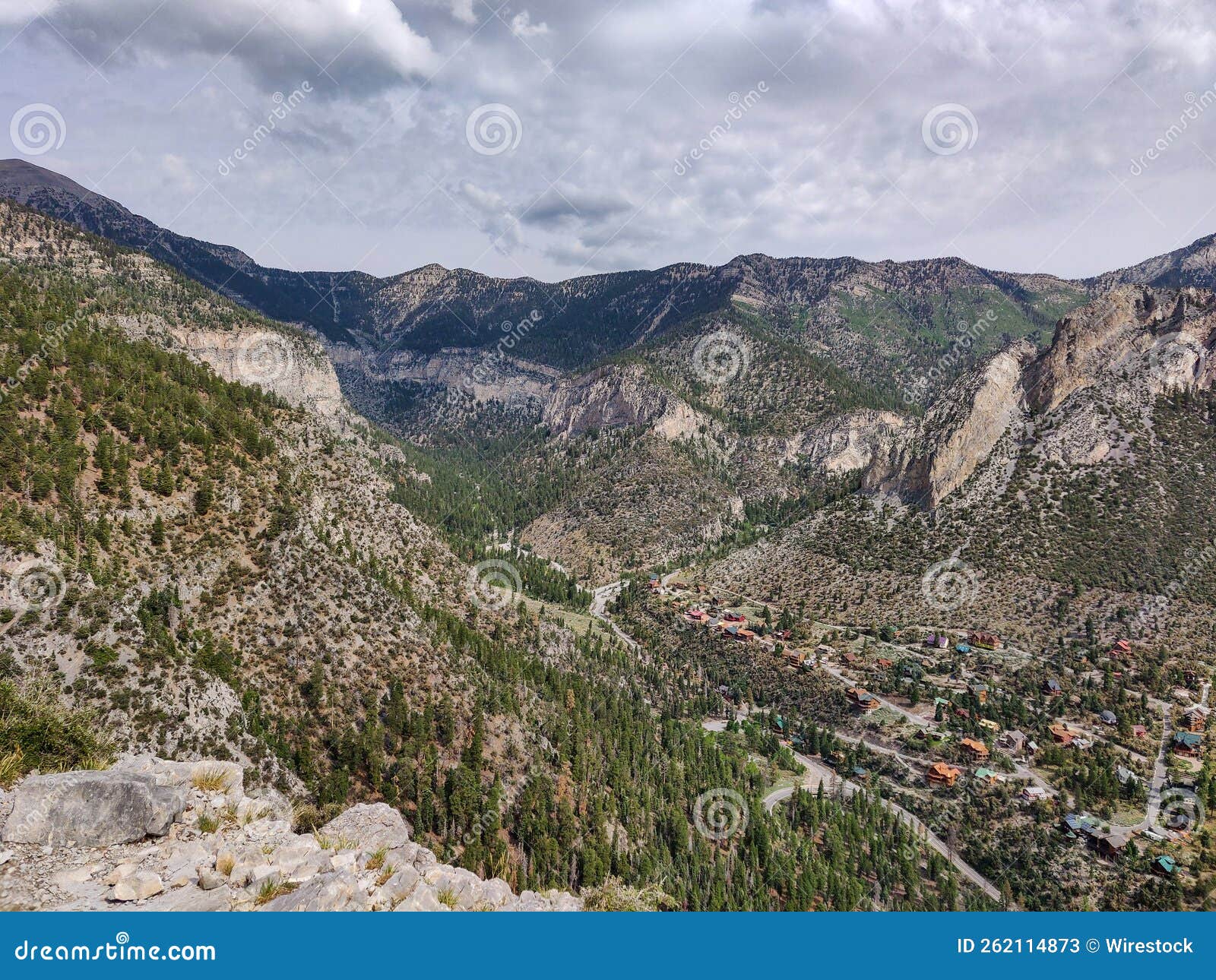 Beautiful Shot of the Mighty Mount Charleston in Nevada, US Stock Image ...