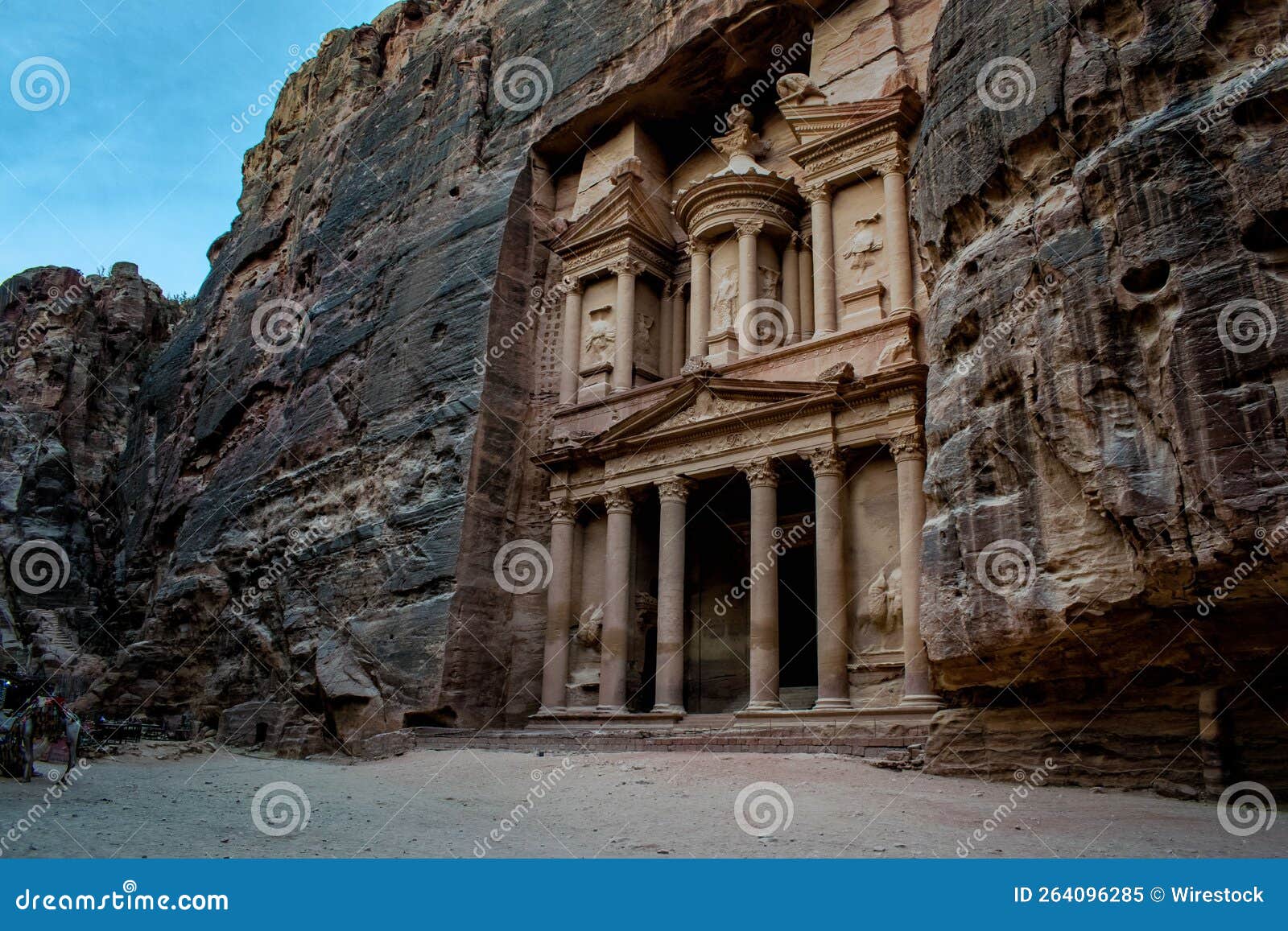 Beautiful Shot of a Monastery in Petra, Jordan Stock Image - Image of ...