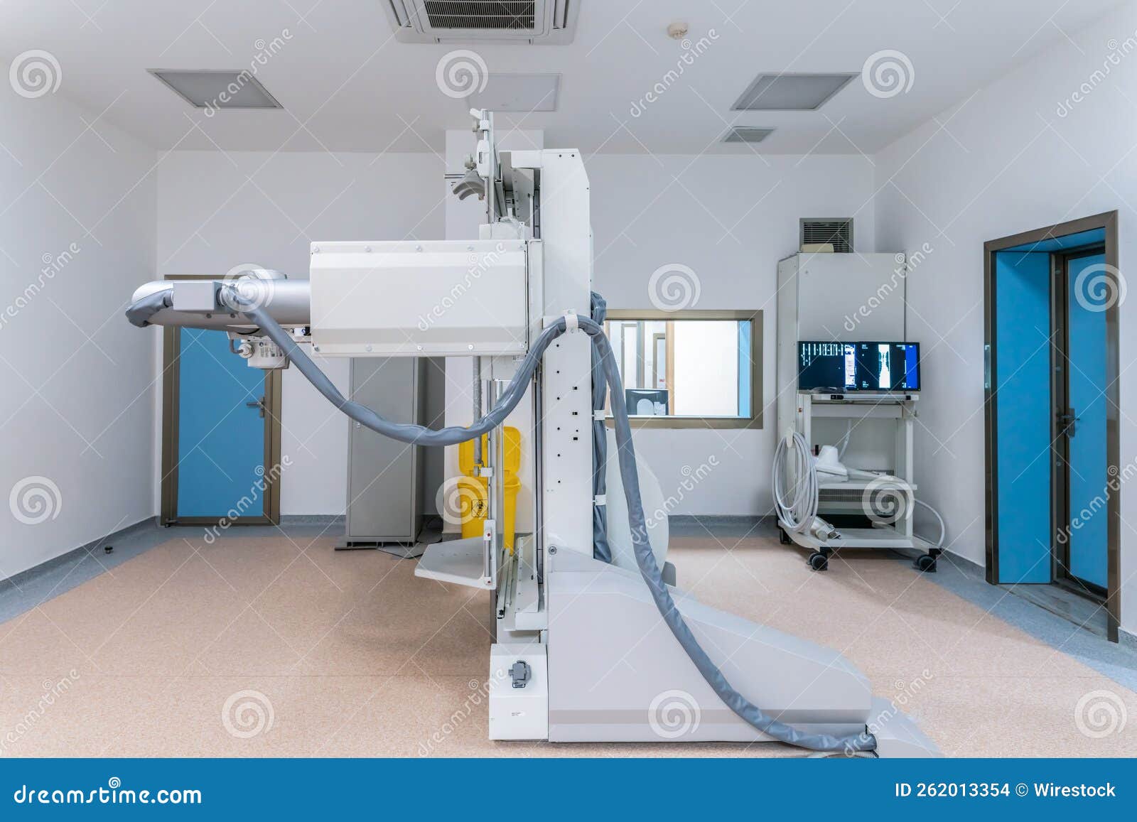Beautiful Shot of an X-ray or CT Scanner in a Modern Hospital Stock ...
