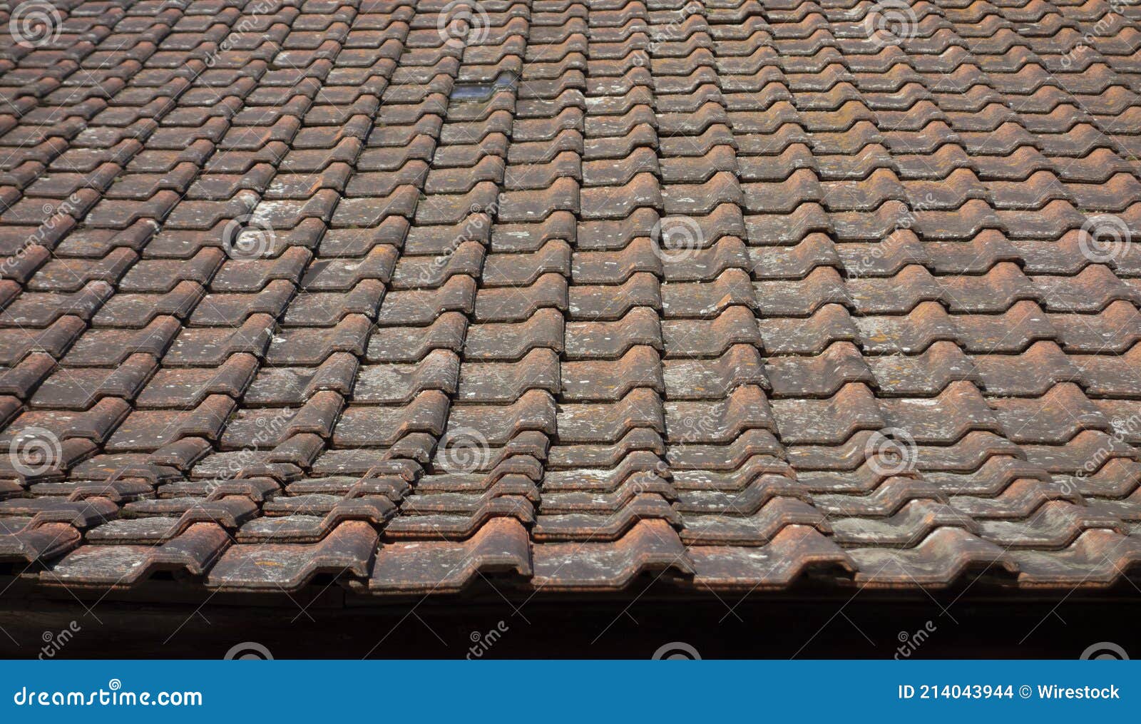 Beautiful Shot of Rooftop Tiles Tilting Upward. Stock Photo - Image of ...