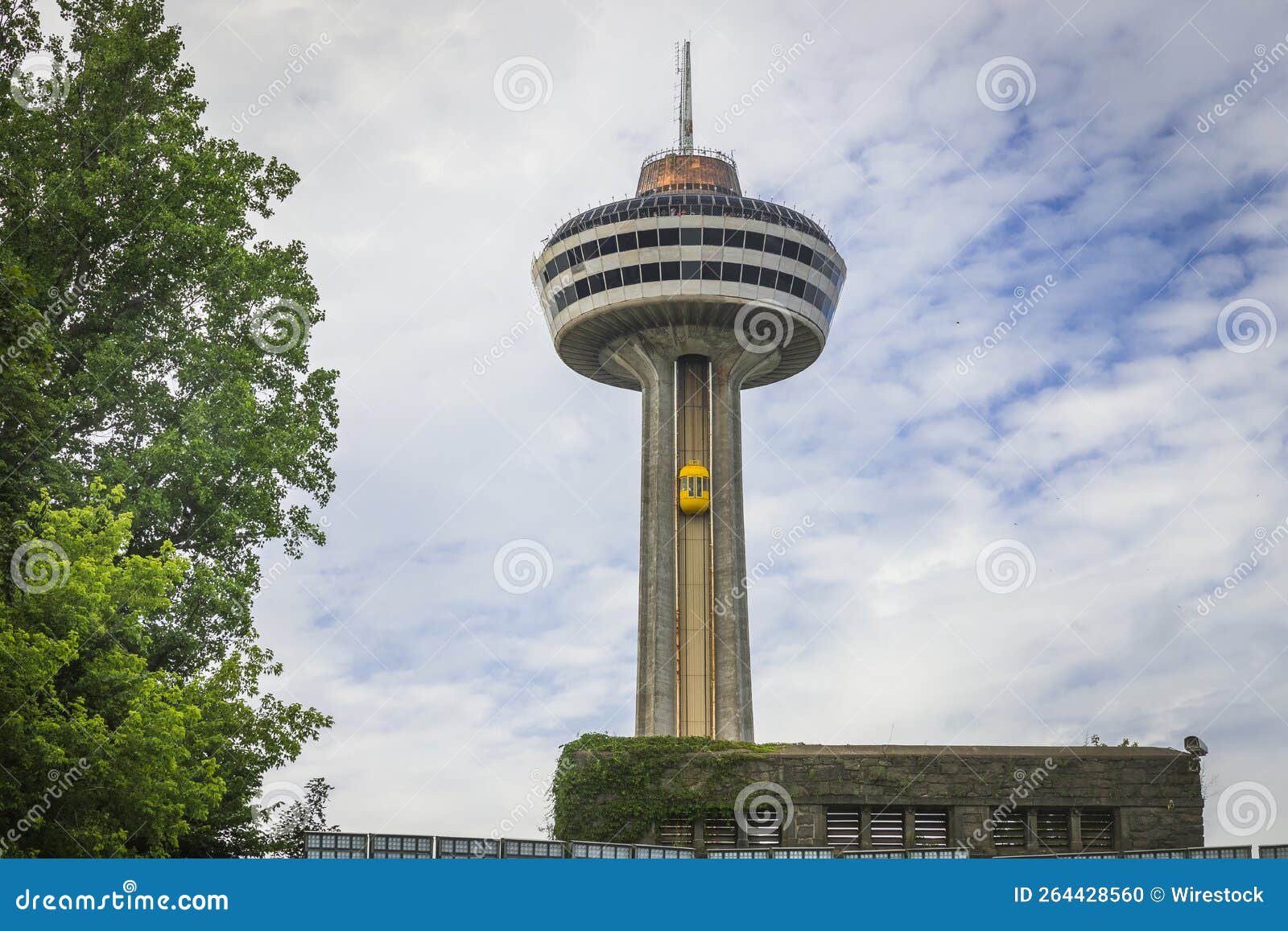 Beautiful Shot of the Skylon Tower in Niagara Falls Stock Photo - Image ...