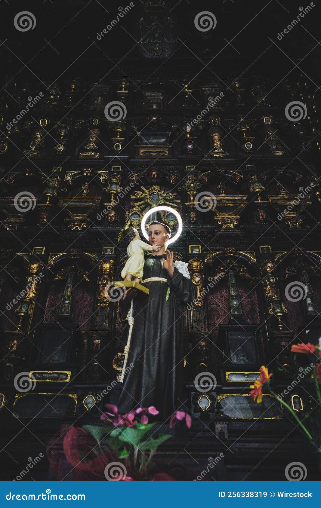 Beautiful Shot of the Statue of Saint Antony Editorial Stock Image ...
