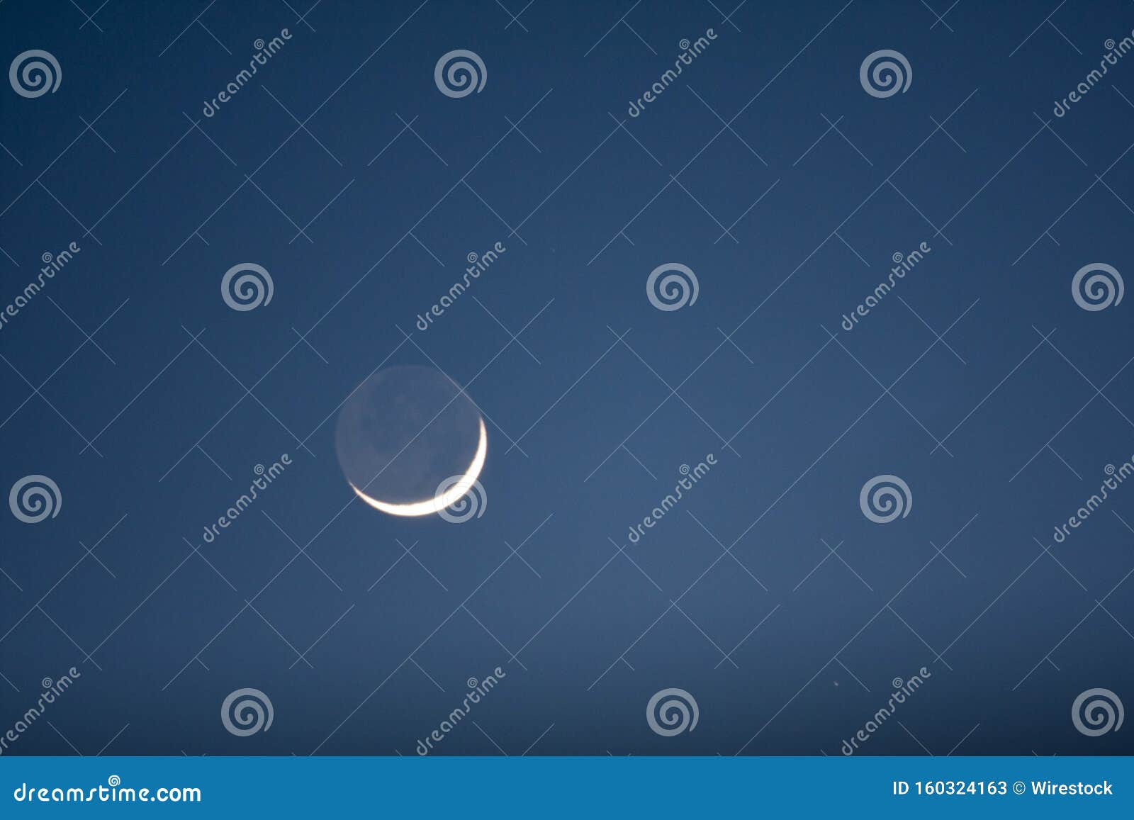 Beautiful Shot of the Sun Behind the Moon in a Blue Sky Stock Image ...