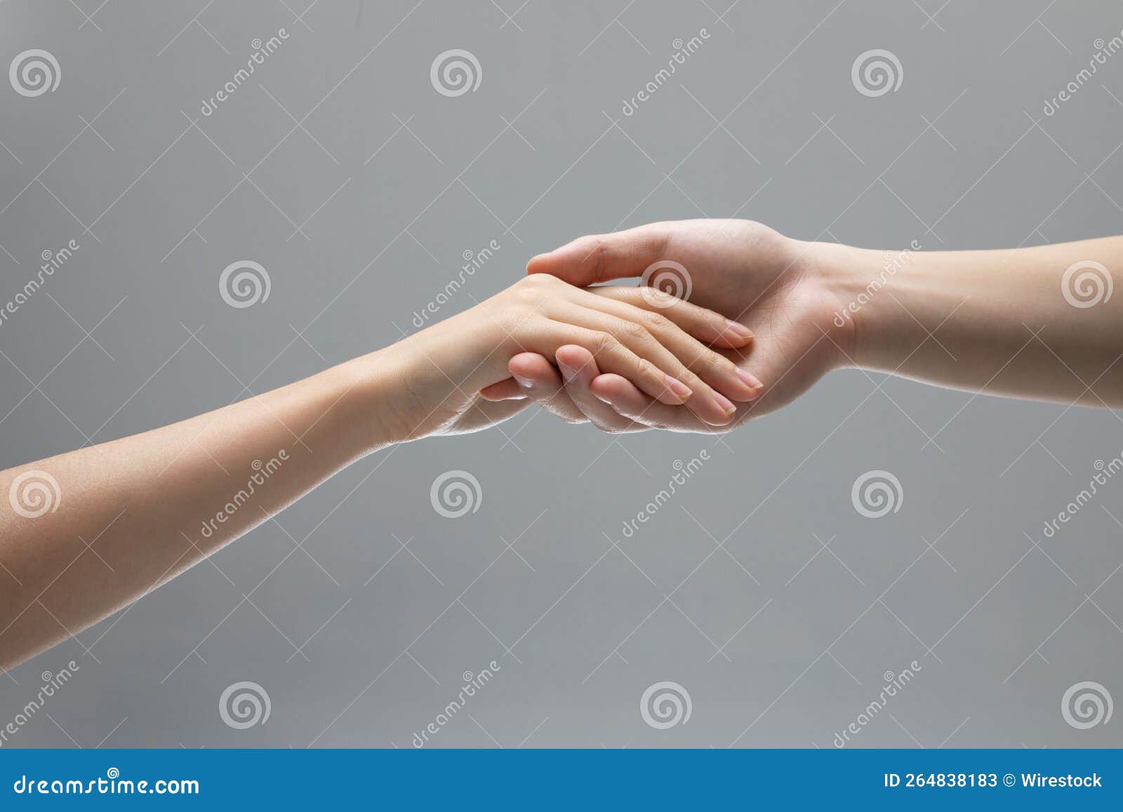 Beautiful Shot of Two Hands Touching Each Other Stock Image - Image of ...