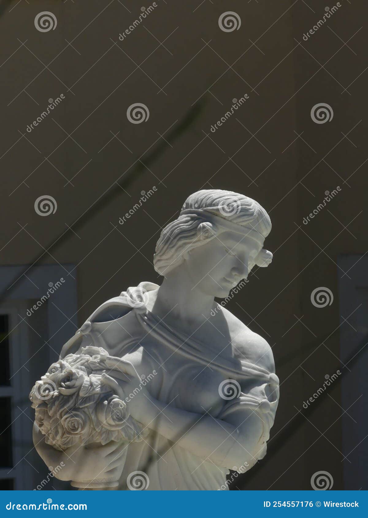 Beautiful Shot of a White Statue of a Woman Stock Photo - Image of ...