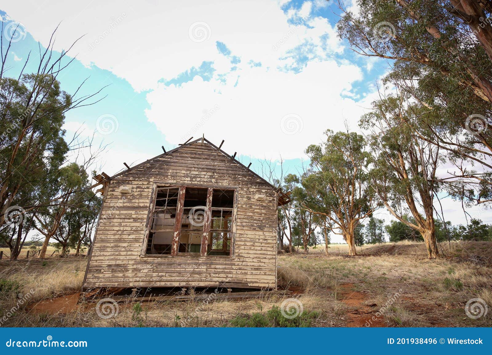 Beautiful Shot of a Wooden Cabin in the Fields Stock Photo - Image of ...