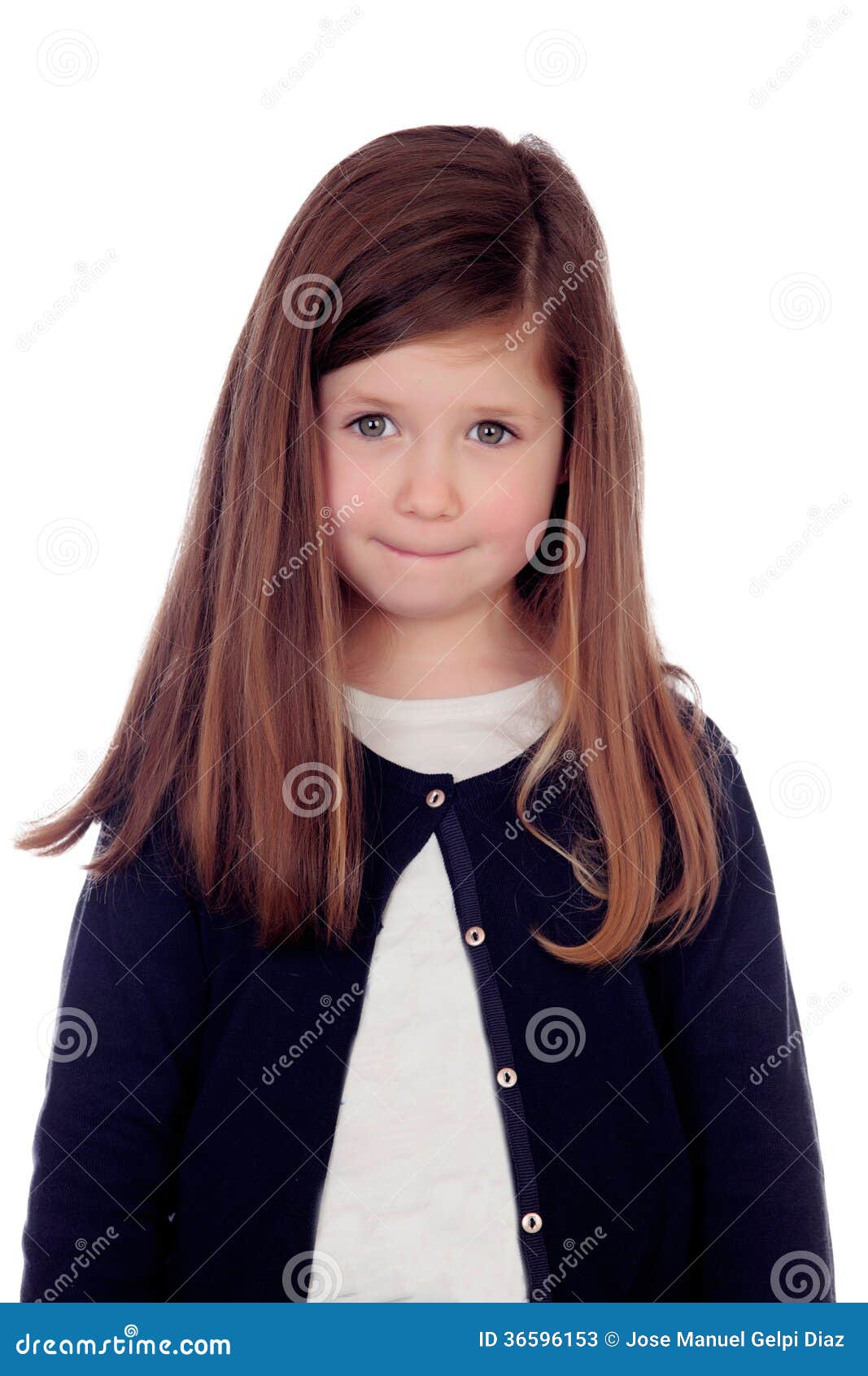 Beautiful shy child stock image. Image of little, people - 36596153
