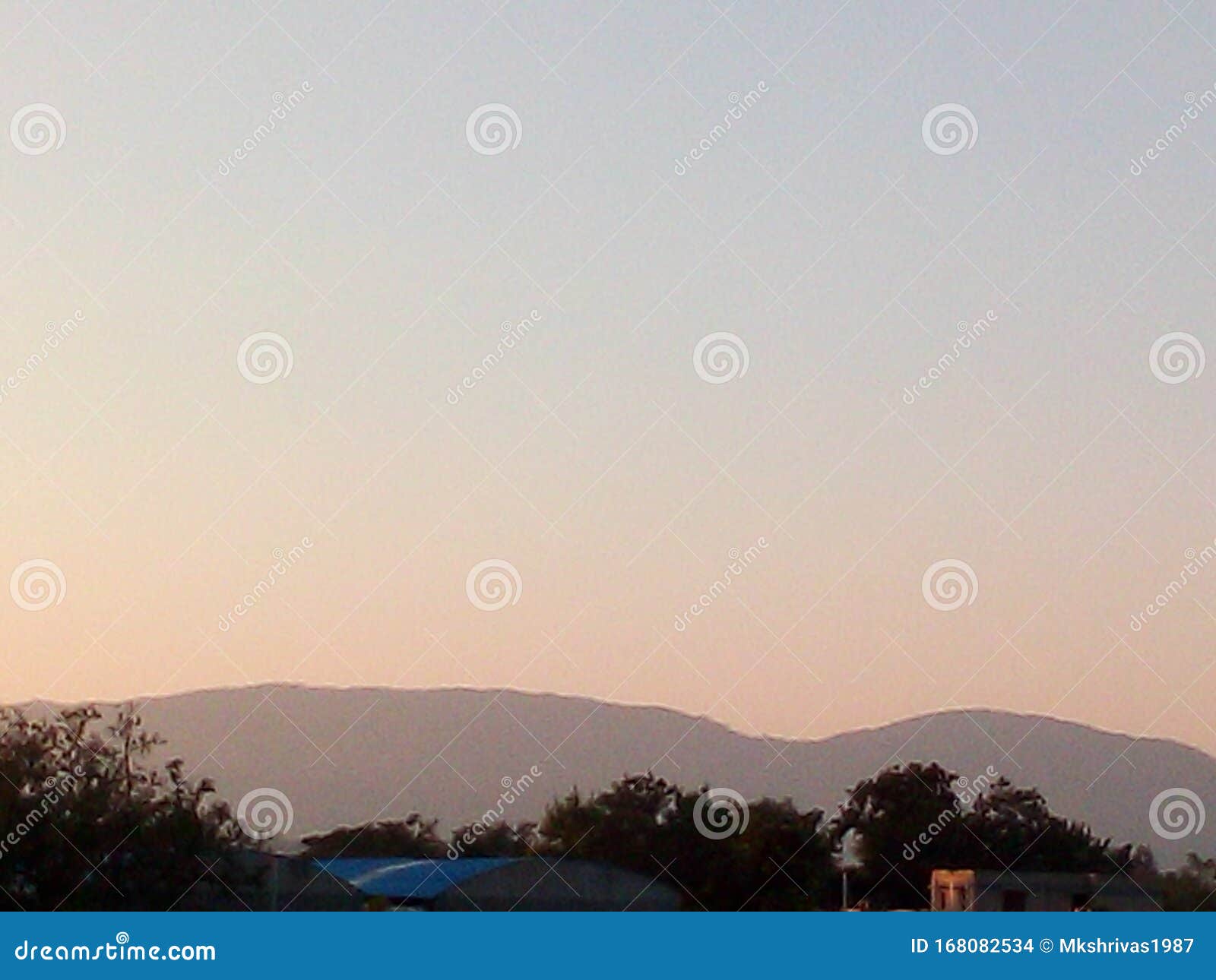 Beautiful Sight of Mountain Range Very Far from Camera Stock Photo ...