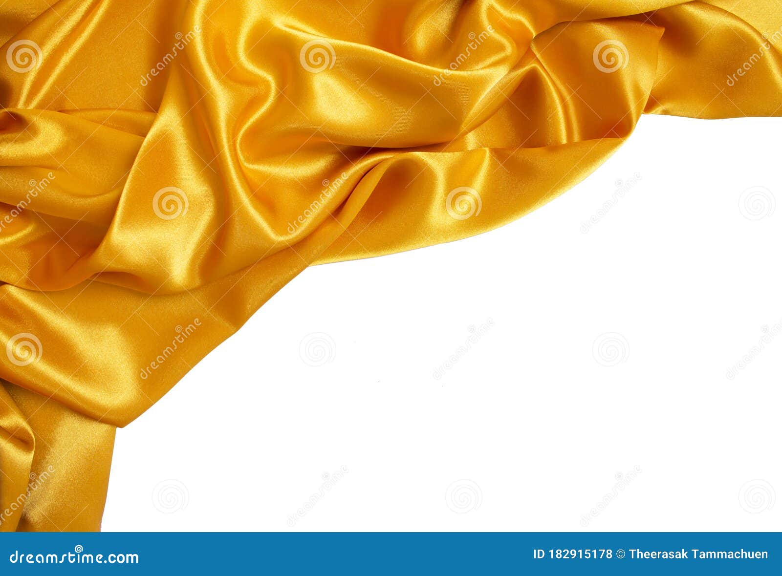 Beautiful Silk Drape, Isolated on White Stock Photo - Image of fashion ...