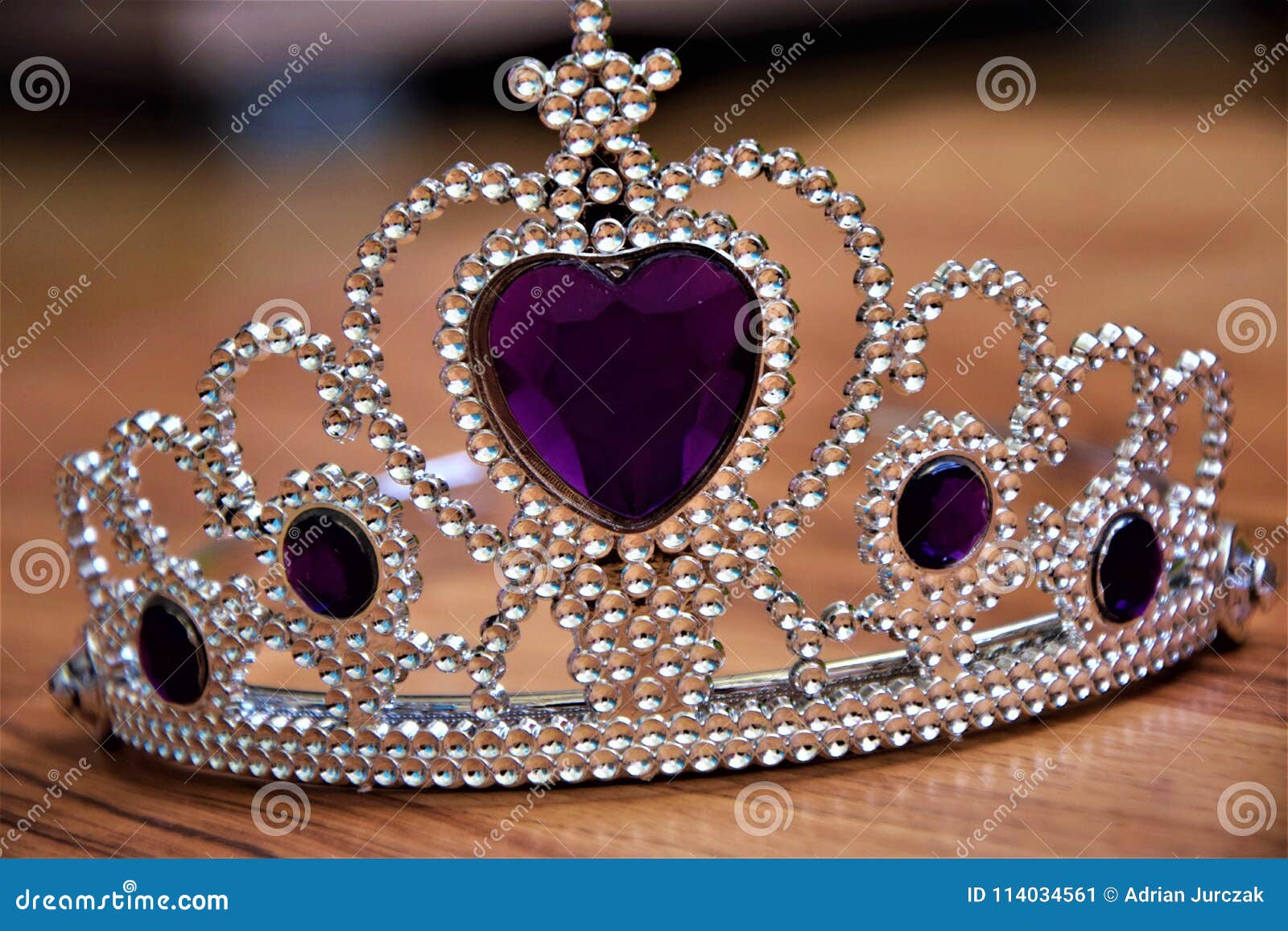 Beautiful Silver Crown with Diamond Stock Image - Image of style, crown ...