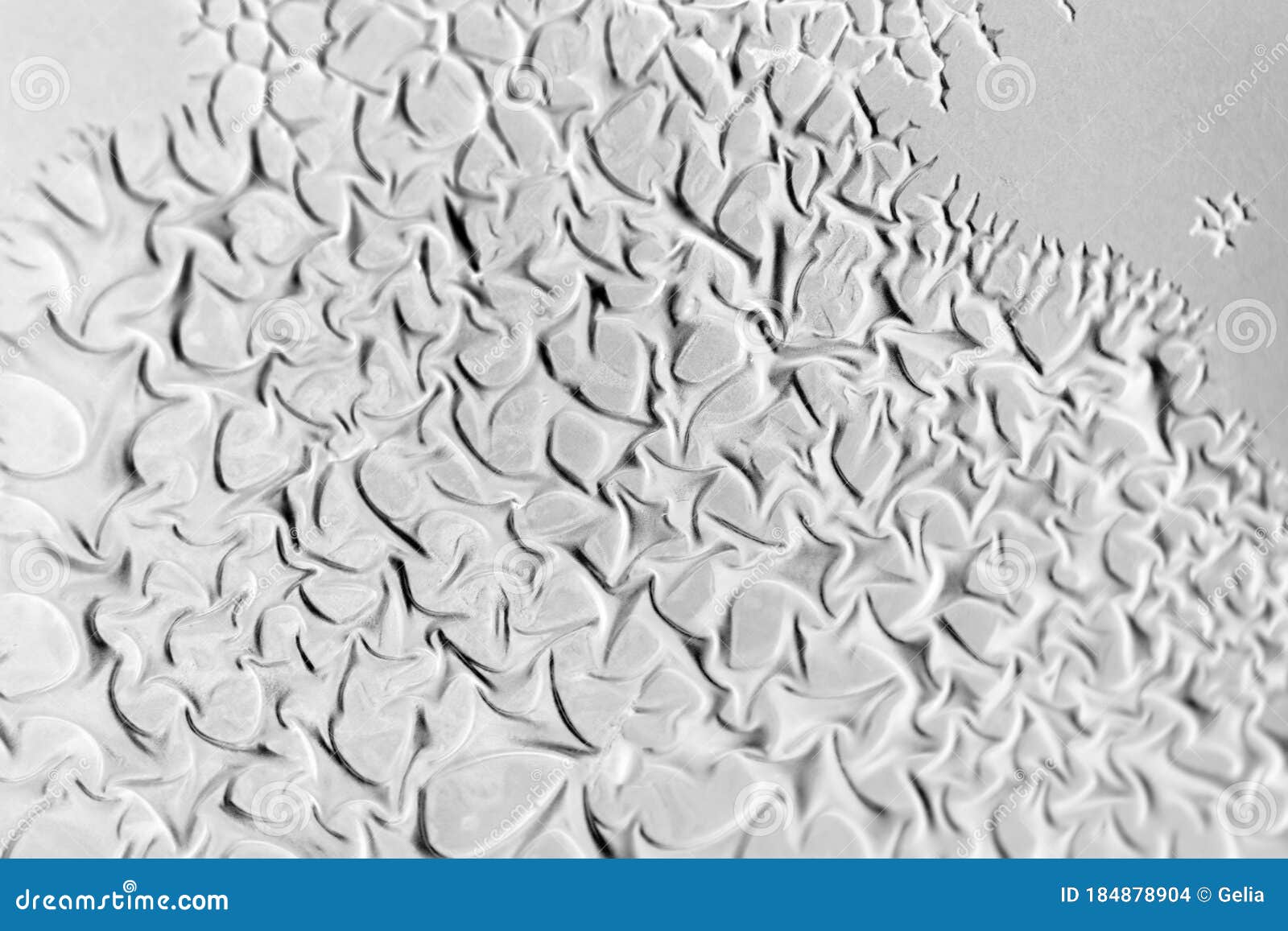 Beautiful Silver Pattern. Cracked Surface Painted in Silver Color Stock ...