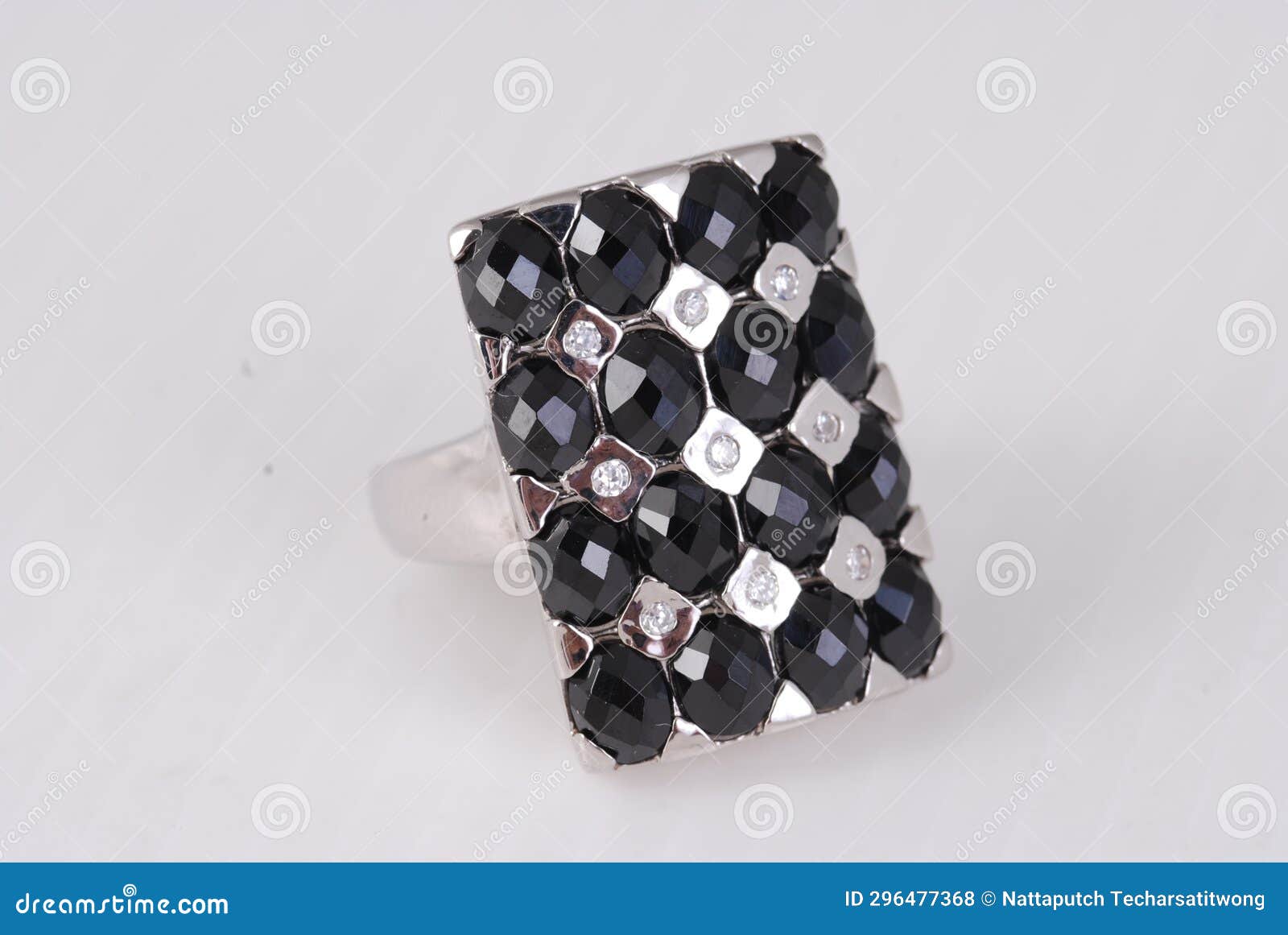 Beautiful Silver Ring on White Stock Photo - Image of metal, beautiful ...