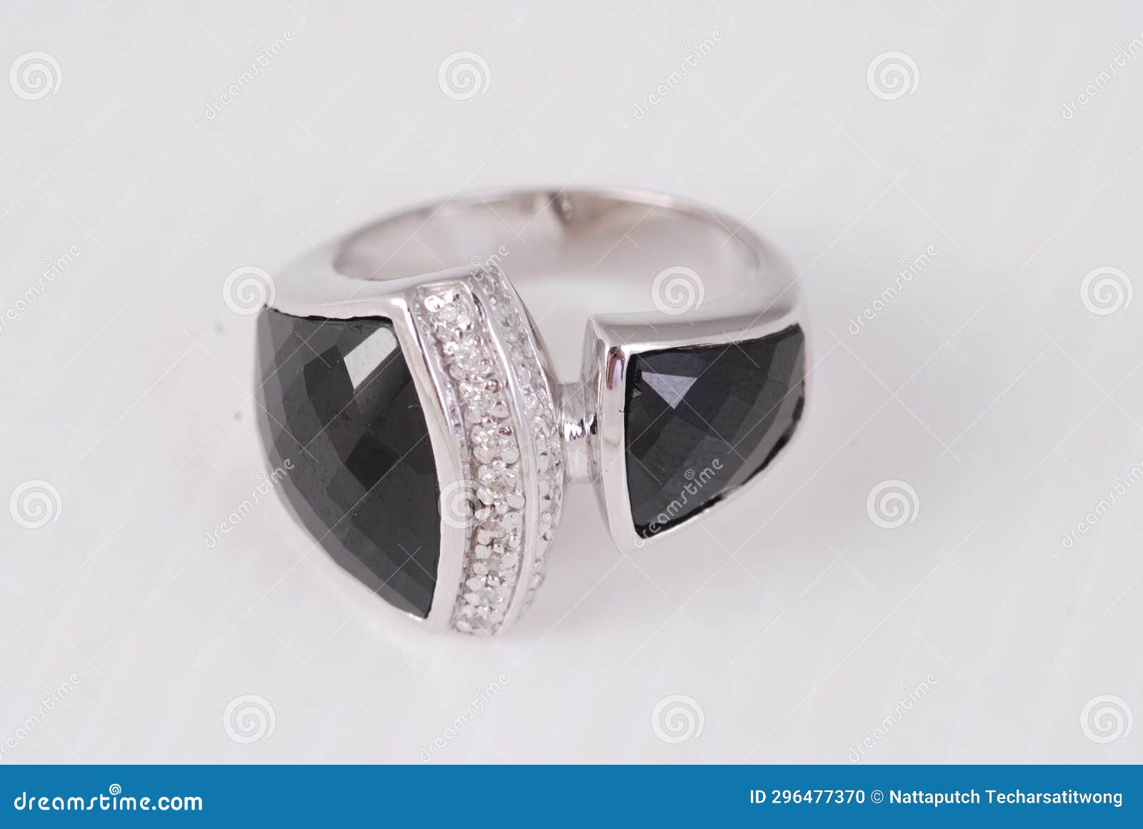 Beautiful Silver Ring Isolated on White Stock Photo - Image of beauty ...