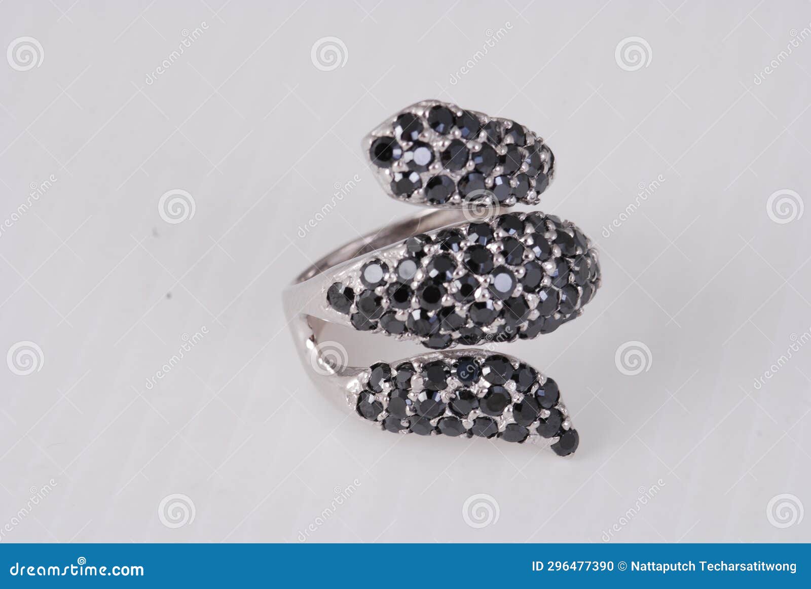 Beautiful Silver Ring Isolated on White Stock Photo - Image of diamond ...