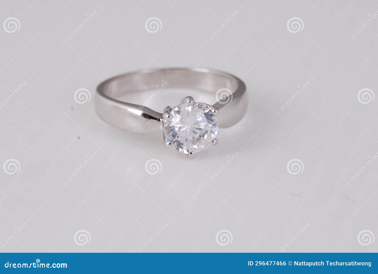 Beautiful Silver Ring Isolated on White Stock Photo - Image of metal ...