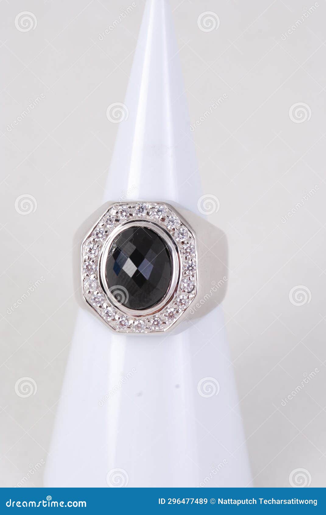 Beautiful Silver Ring on White Stock Image - Image of beauty, jewel ...