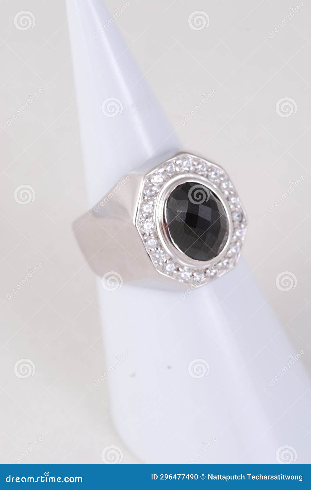 Beautiful Silver Ring Isolated on White Stock Photo - Image of shine ...