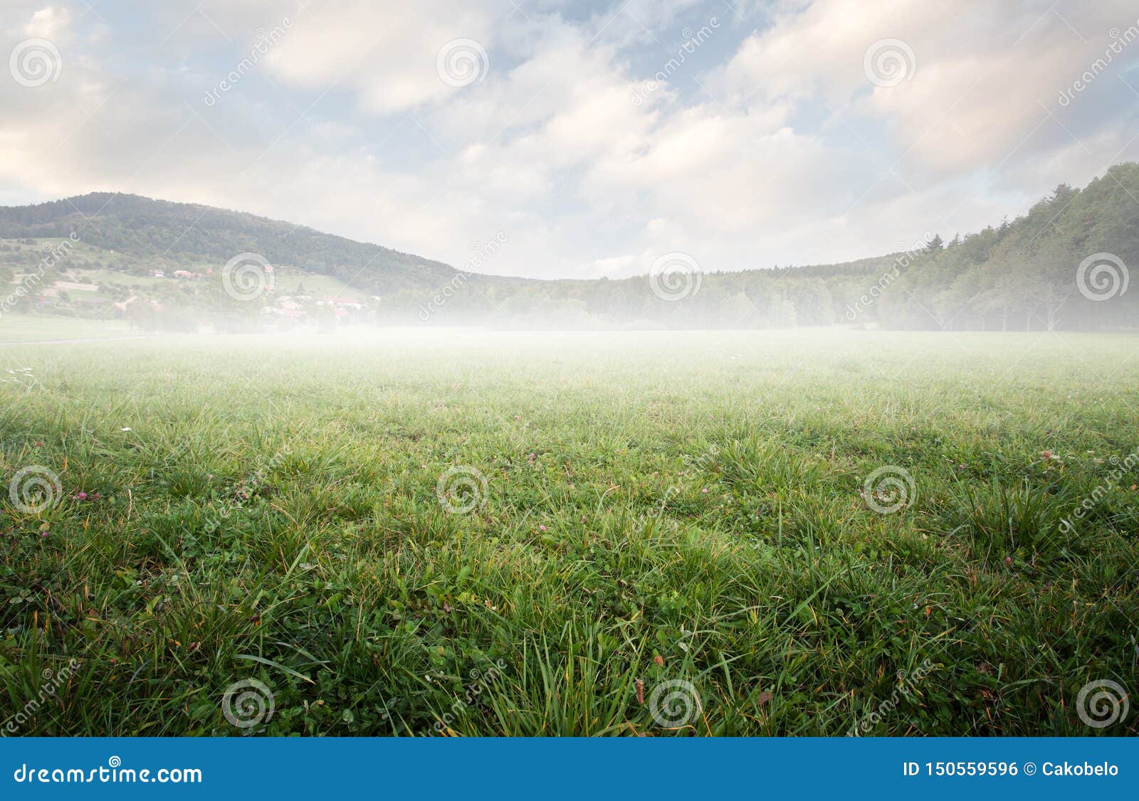 Beautiful Simple Dark Gravel Background With Mist And Clouds Royalty ...