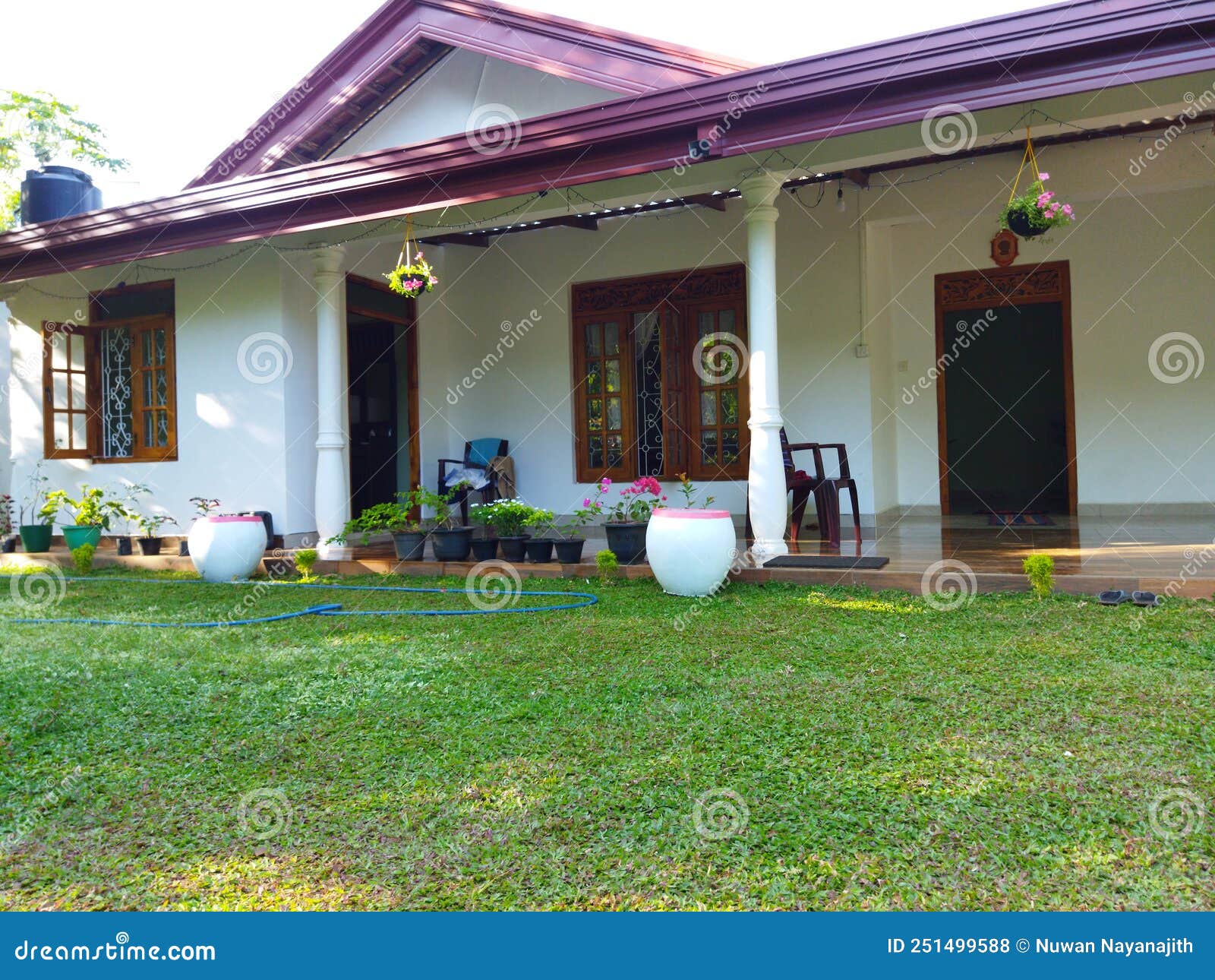 Beautiful Simple Home Design and Decorations Stock Photo - Image of ...