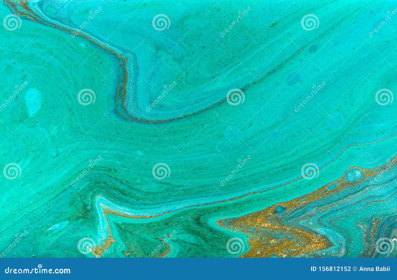 Beautiful Simple Light Blue Marble Background with Layers of Gold ...