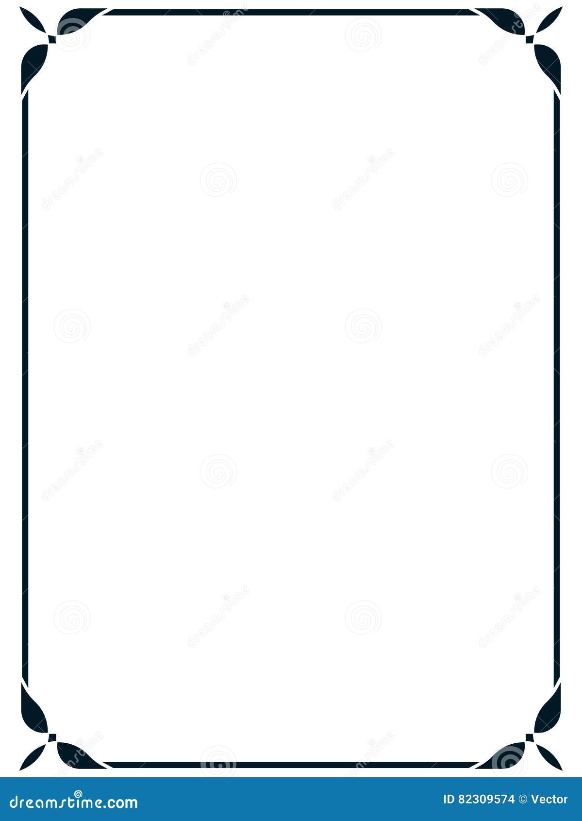Beautiful Simple Vector Vintage Line Border Frame Stock Vector ... Beautiful Simple Vector Vintage Line Border Frame Stock Vector ...