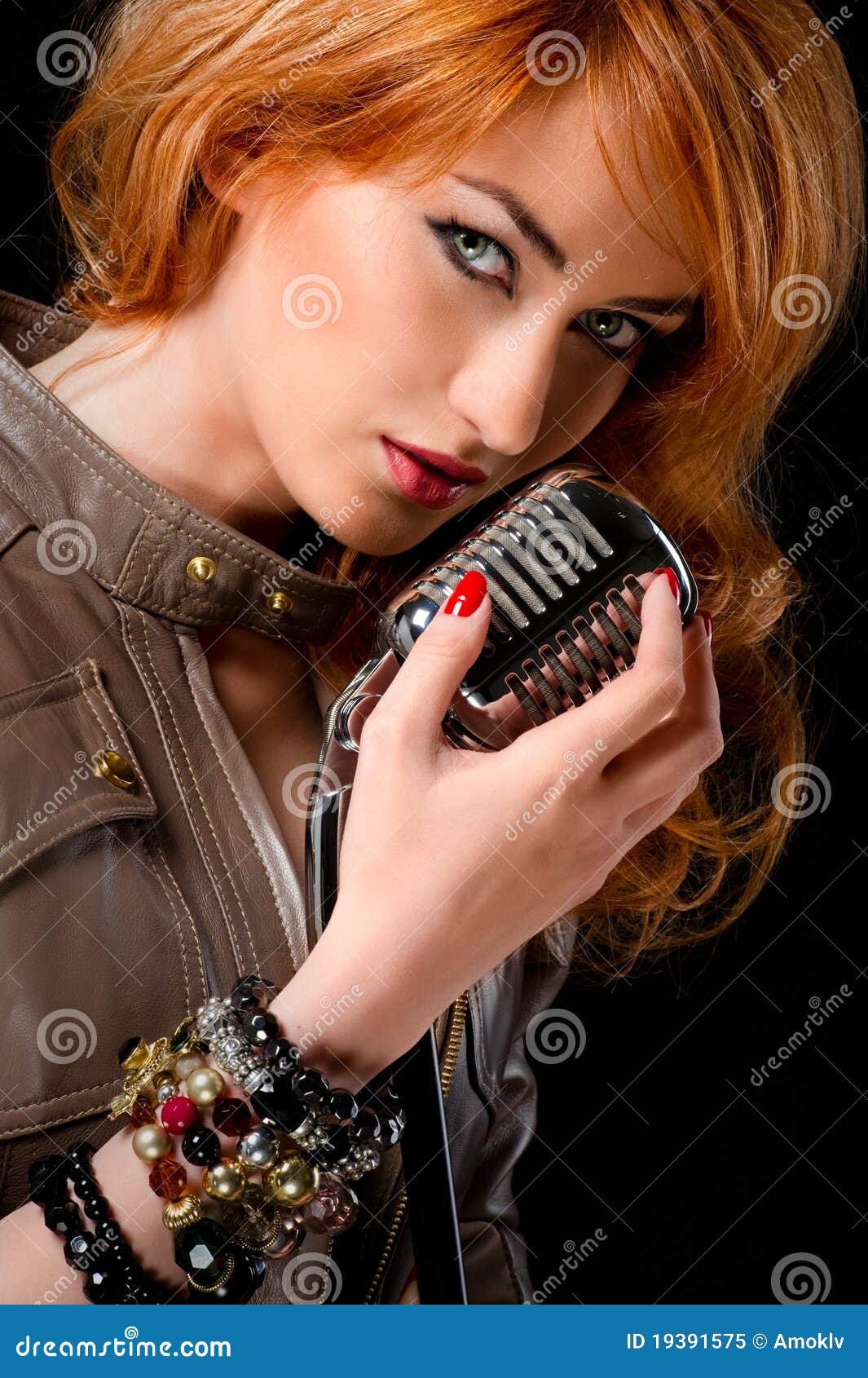 Beautiful singer stock image. Image of accessories, lovely - 19391575