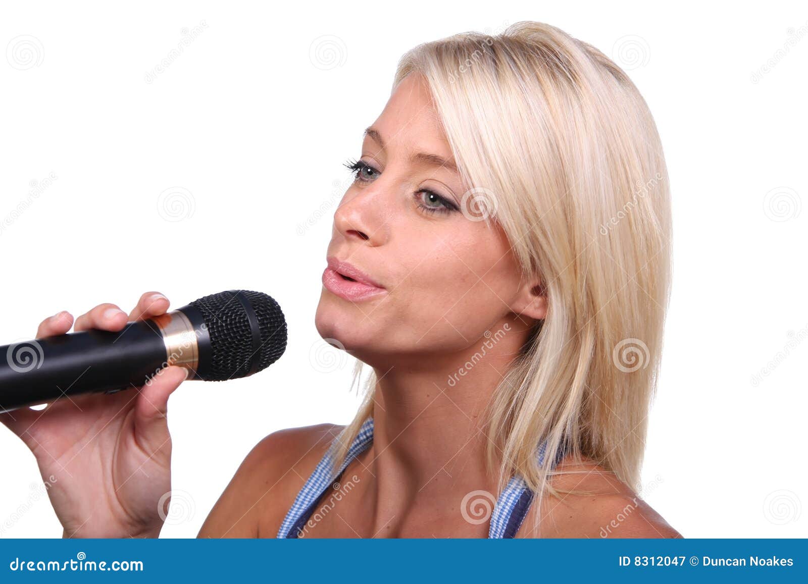 Beautiful Singer stock image. Image of beautiful, mouth - 8312047