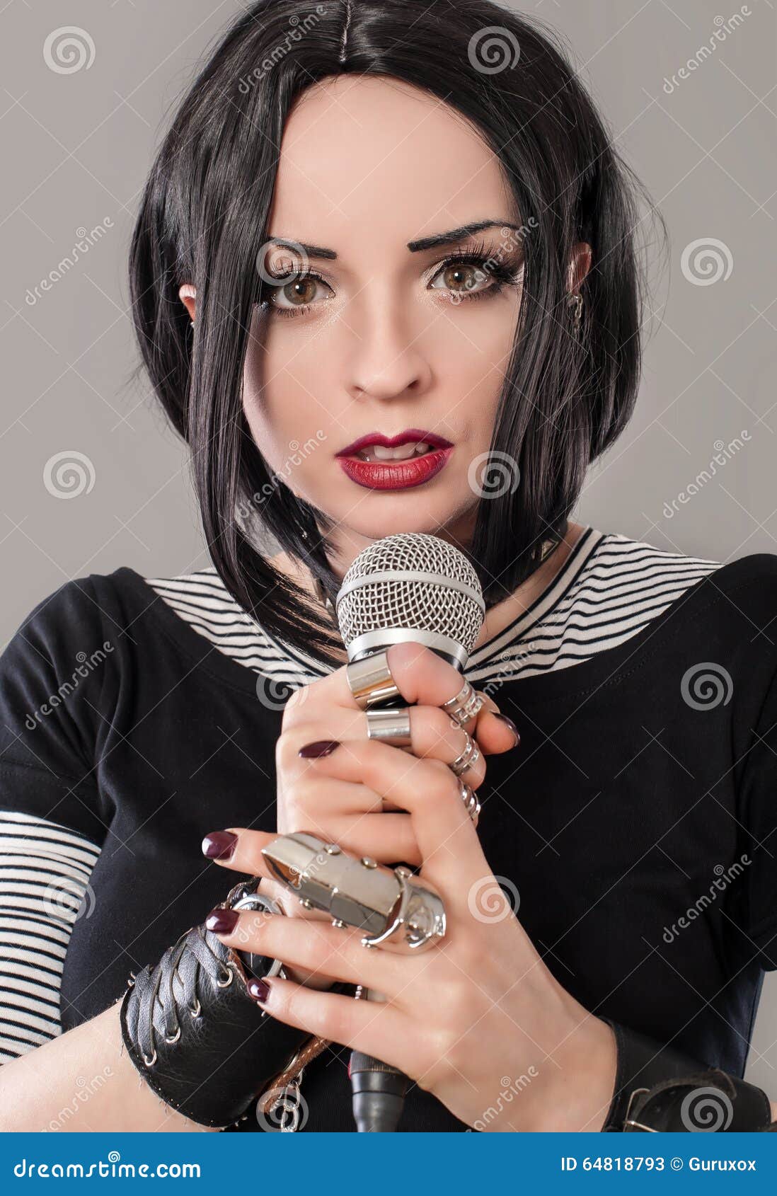 Beautiful singer stock image. Image of jazz, music, elegant - 64818793