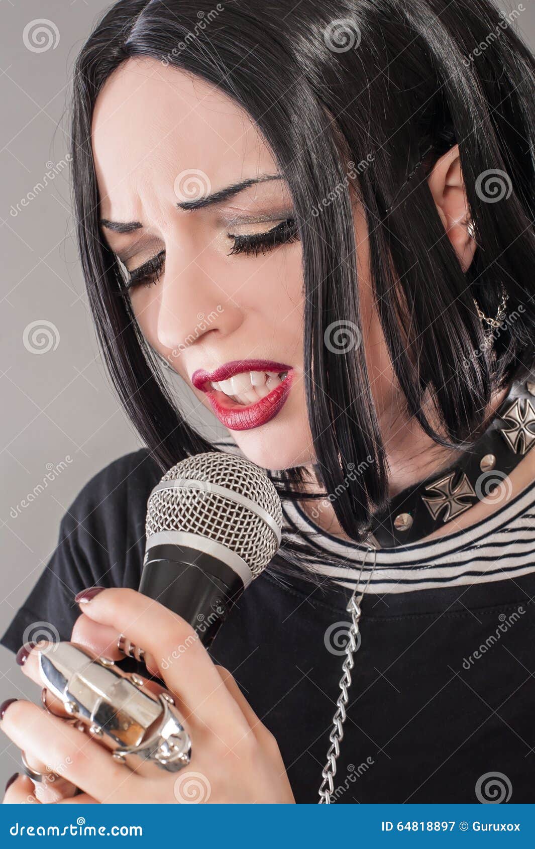 Beautiful singer stock image. Image of beautiful, fashion - 64818897
