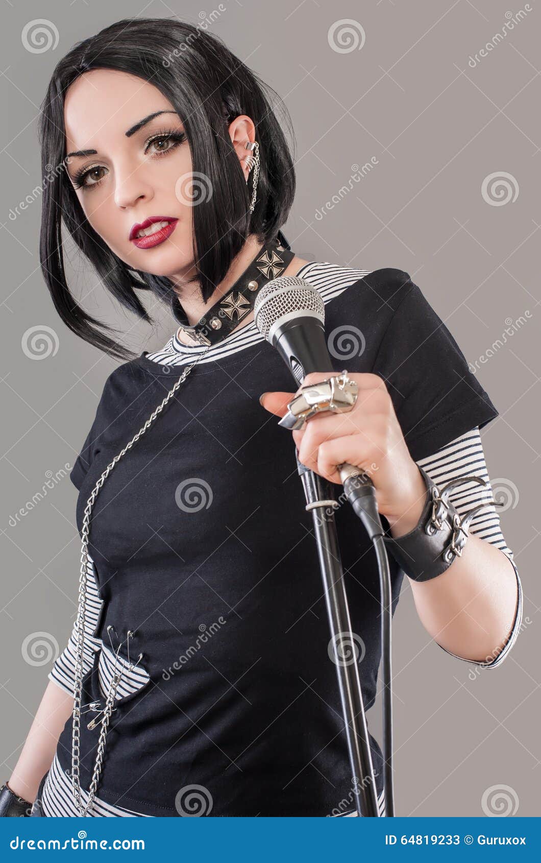 Beautiful singer stock image. Image of karaoke, performer - 64819233