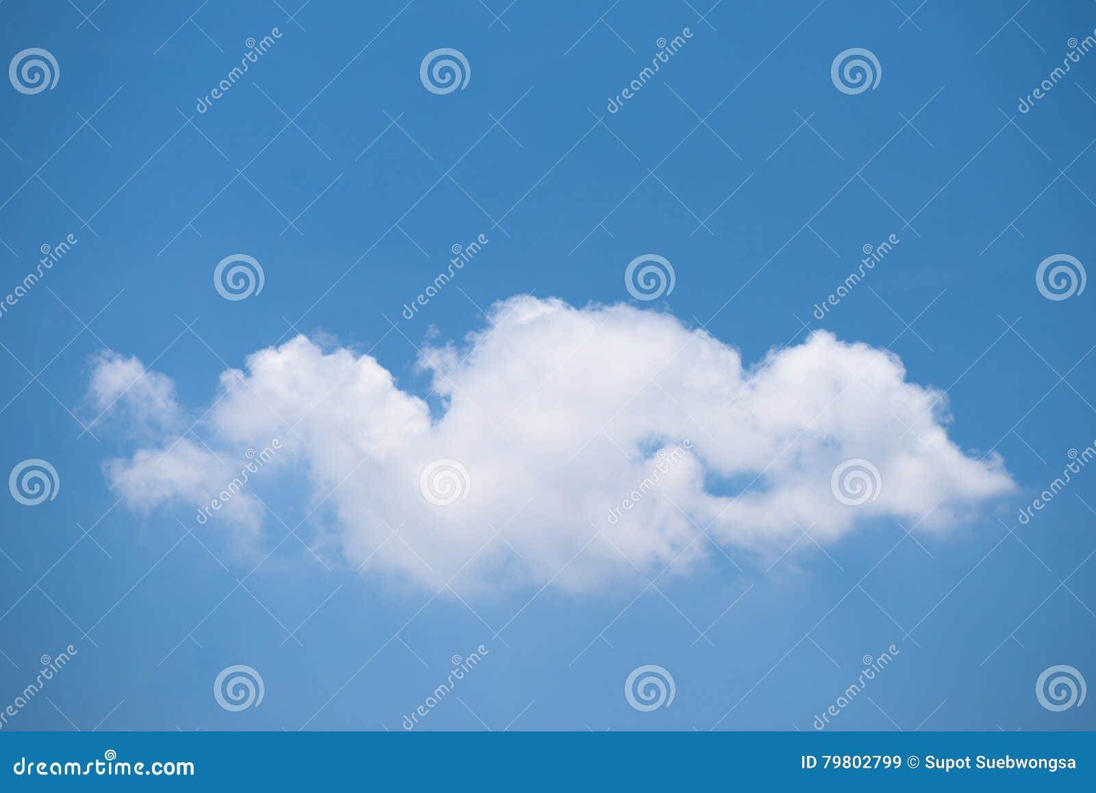 Beautiful Single White Cloud Stock Image - Image of peace, cloud: 79802799