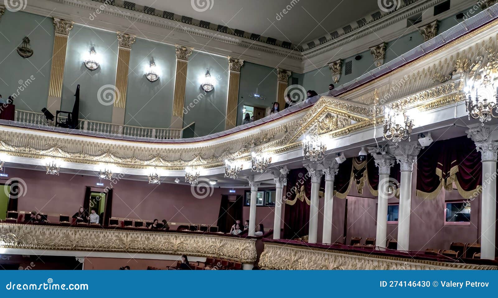 Beautiful Situation Inside the Opera House Hall Editorial Image - Image ...