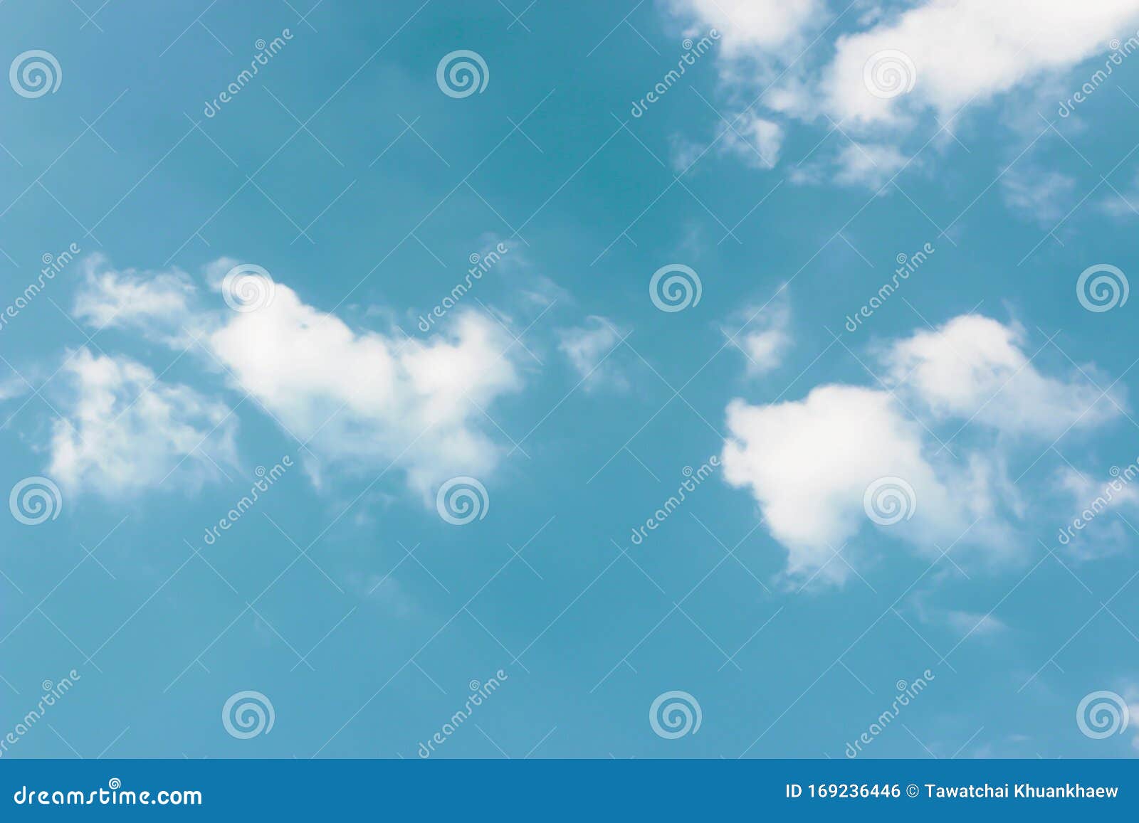 Beautiful Skies and Clouds on a Bright Day Stock Photo - Image of ...