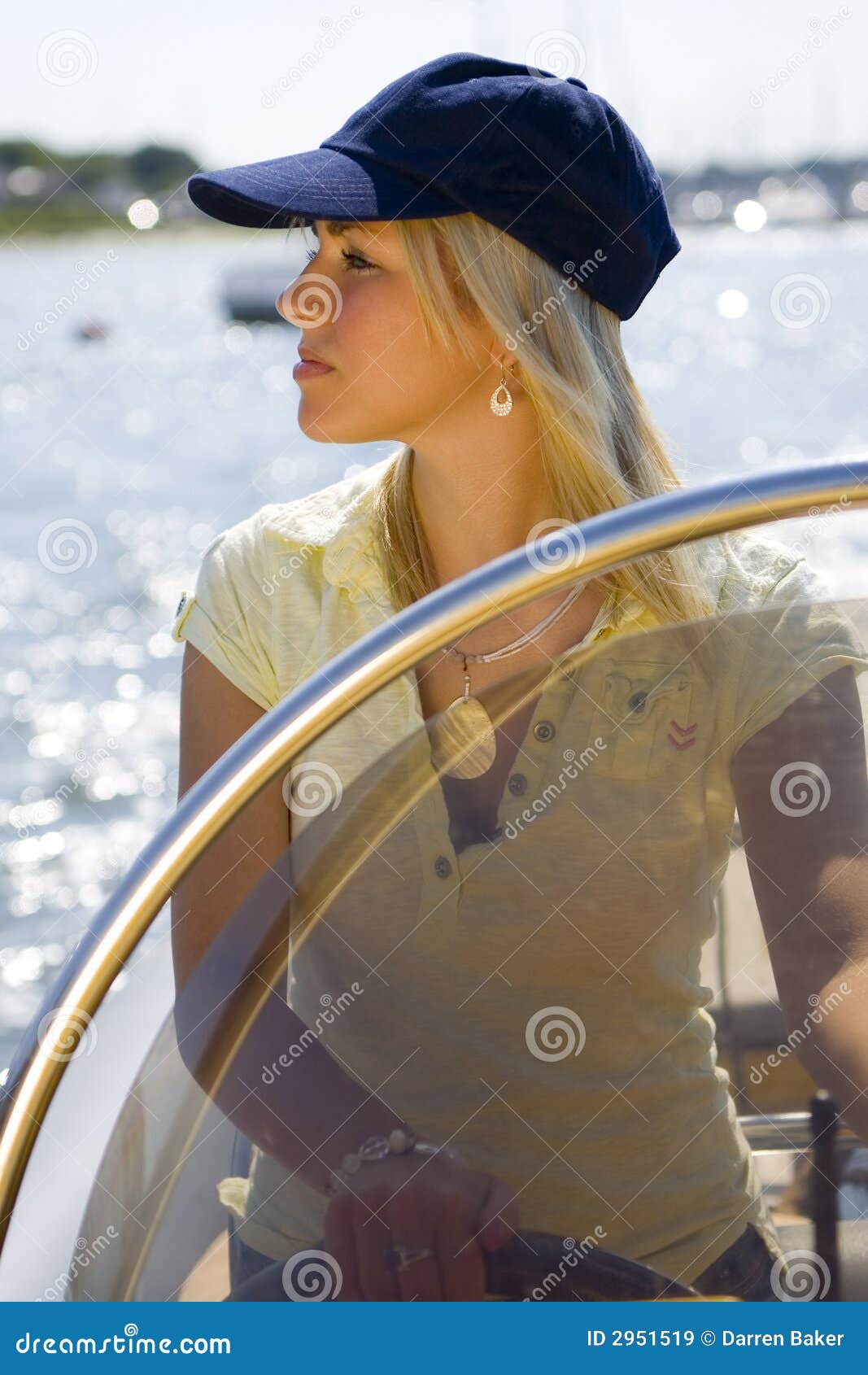 Beautiful Skipper stock image. Image of reflections, powerboat - 2951519