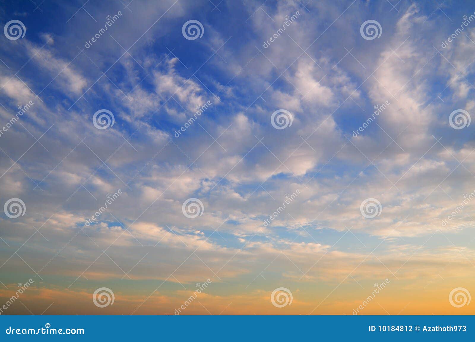 Beautiful Sky stock photo. Image of infinite, relaxing - 10184812