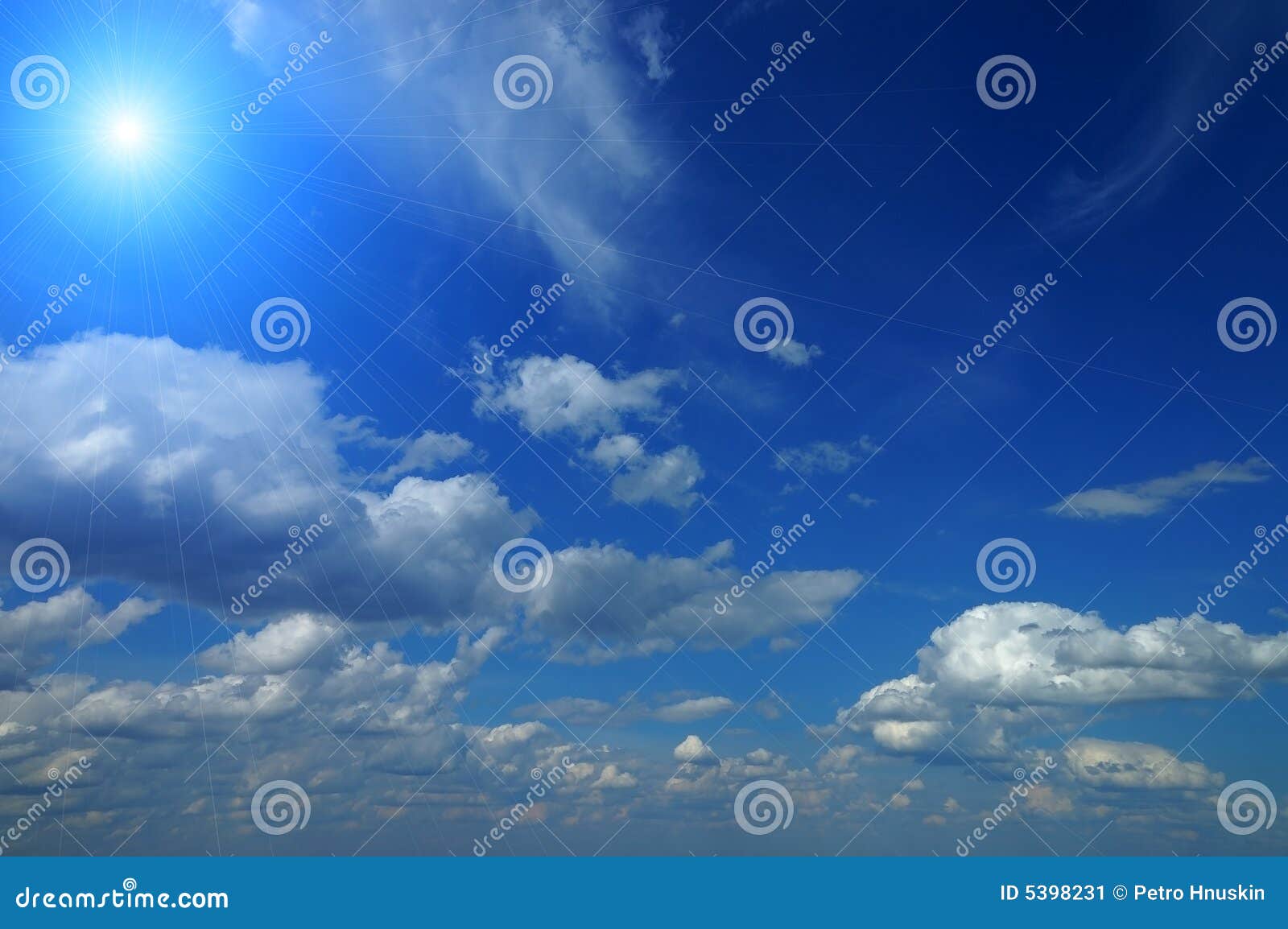 Beautiful sky. stock image. Image of meteorology, scene - 5398231