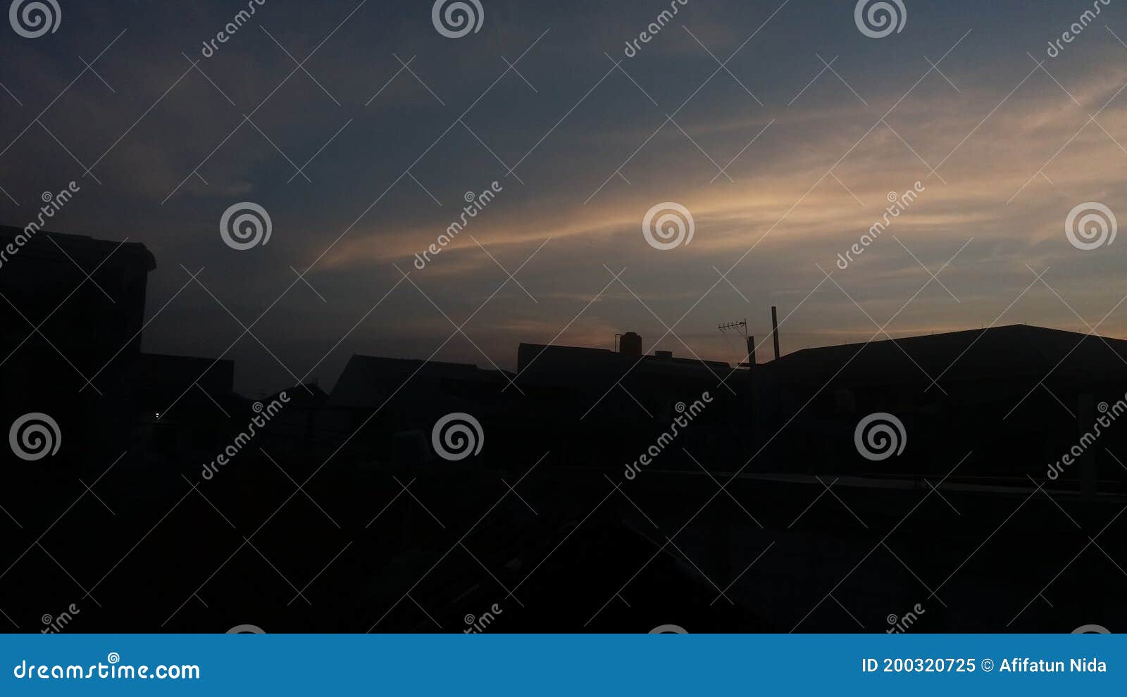 Beautiful Sky in the Afternoon Stock Image - Image of night, skyline ...