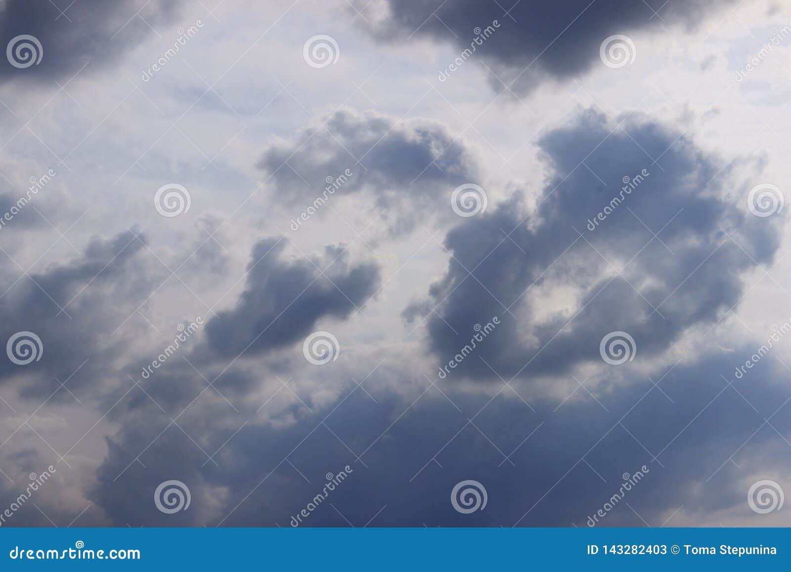 Beautiful Sky Background. Dramatic Sky, Copy Space for Text Stock Image ...