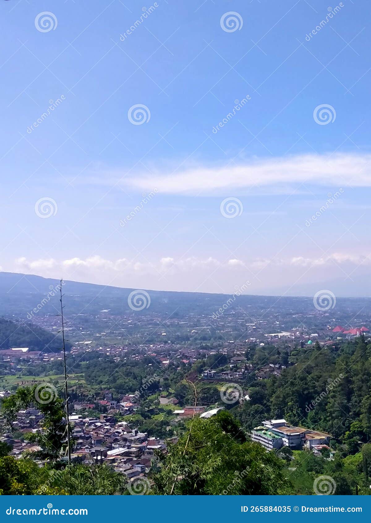 A Beautiful Sky of City in Malang Place Stock Image - Image of ...
