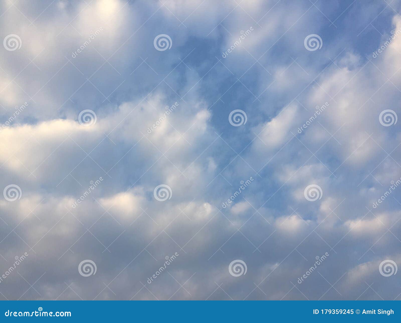 Beautiful Sky on a Clear Weather Day Stock Image - Image of dusk, color ...