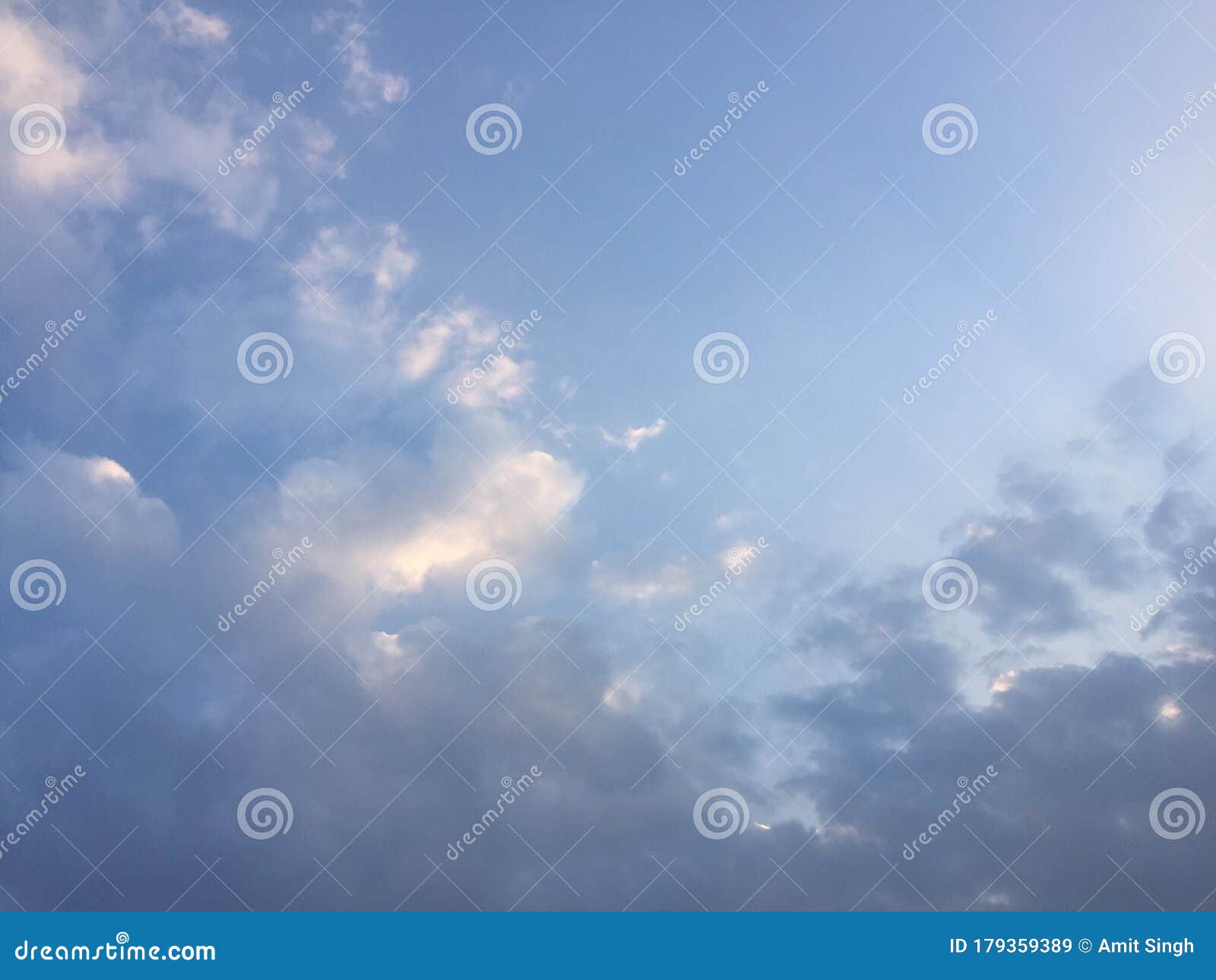 Beautiful Sky on a Clear Weather Day Stock Image - Image of summer ...