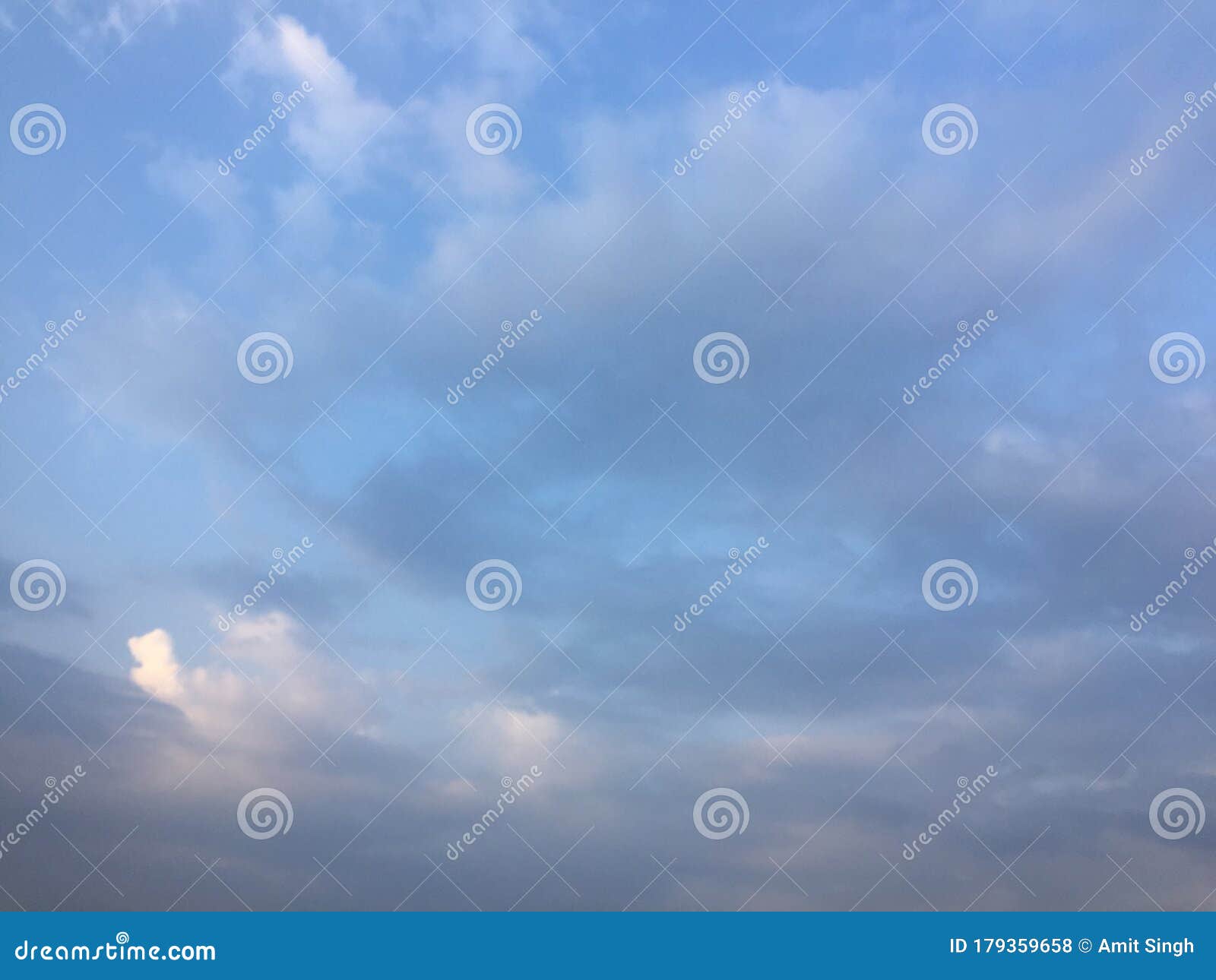 Beautiful Sky on a Clear Weather Day Stock Photo - Image of grass ...