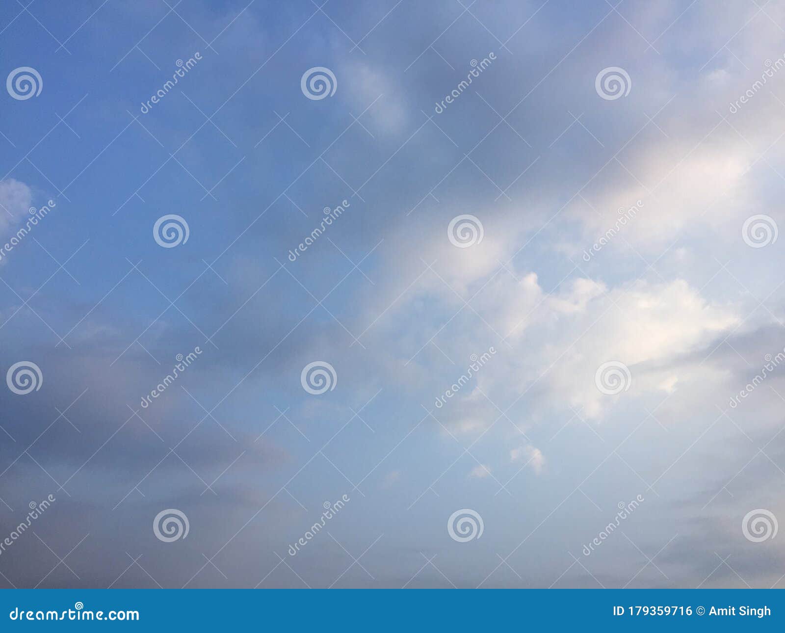 Beautiful Sky on a Clear Weather Day Stock Photo - Image of summer ...
