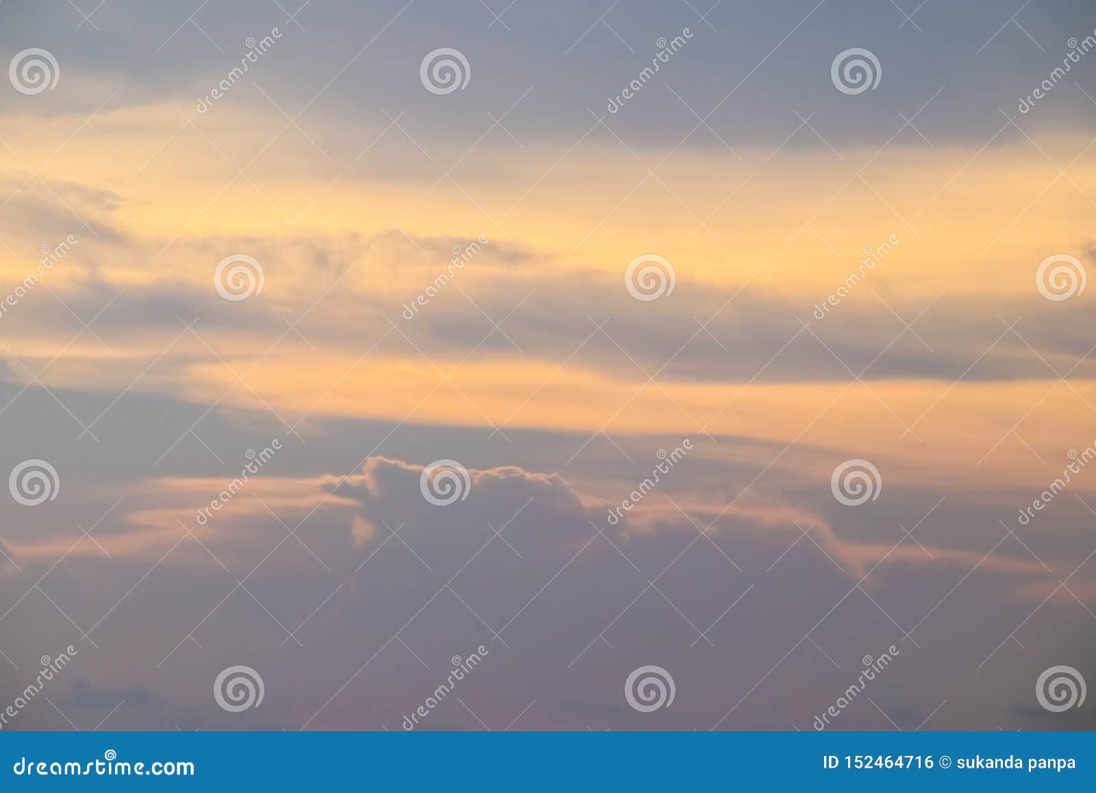 Beautiful Sky with Cloud before Sunset Stock Photo - Image of pattern ...