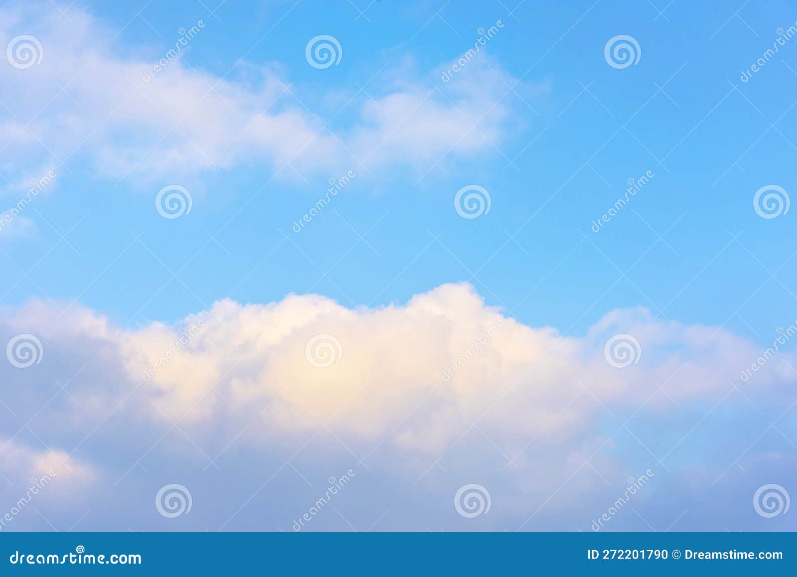 Beautiful Sky with Cloud before Sunset, Blue Sky Background Stock Photo ...