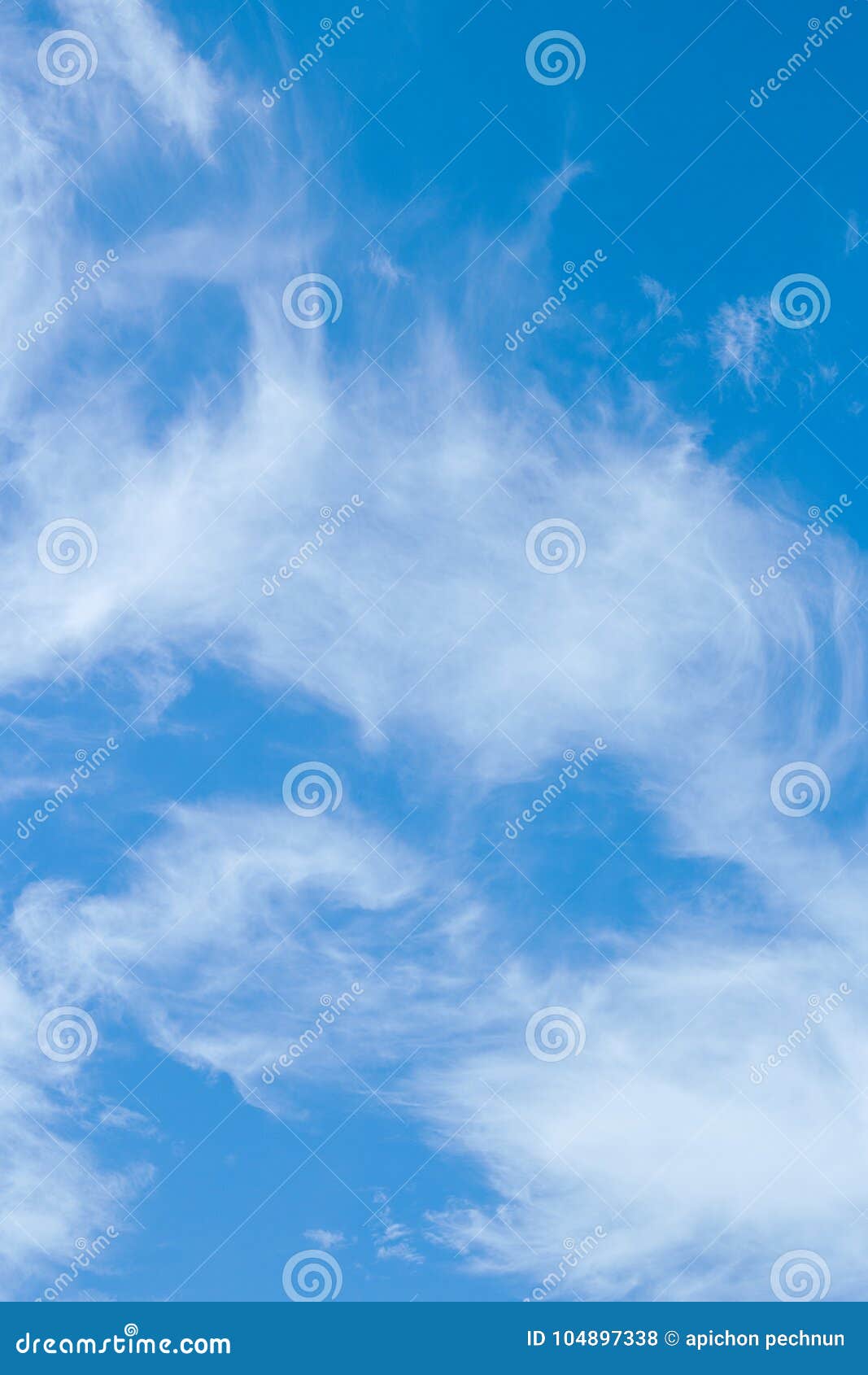 Beautiful Sky and Clouds Floating for the Background. Stock Photo ...