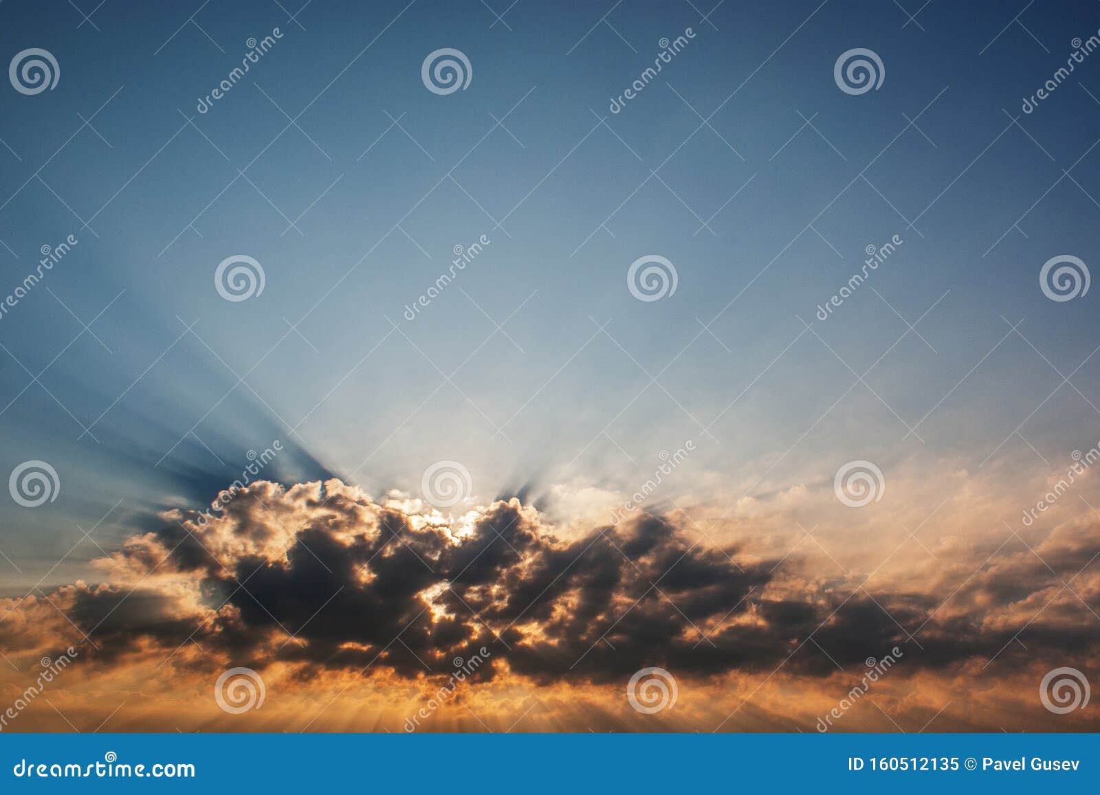 Beautiful Sky with Clouds in Good Weather for the Background Stock ...